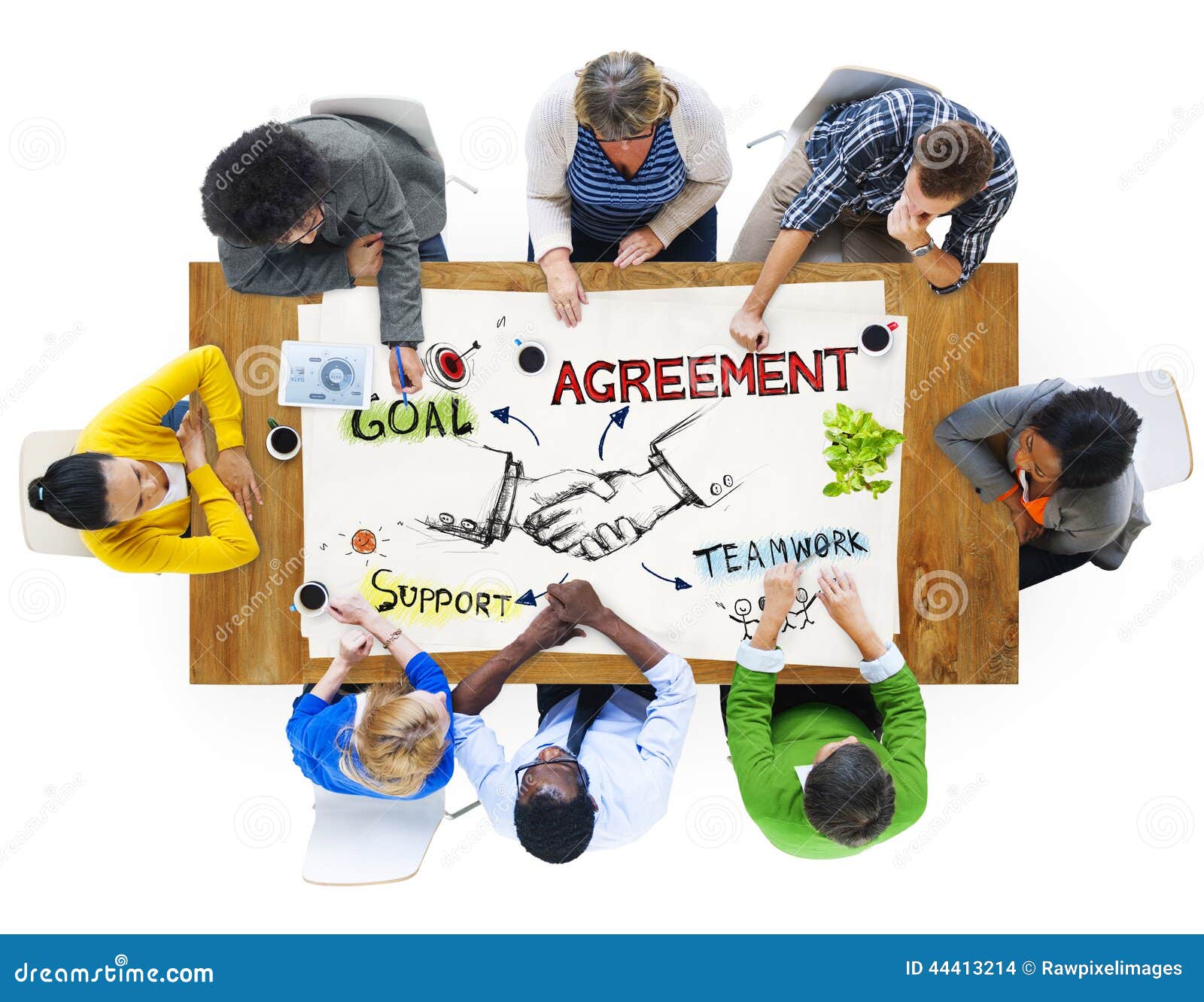 Business People Talking and Success Concept Stock Photo - Image of ...