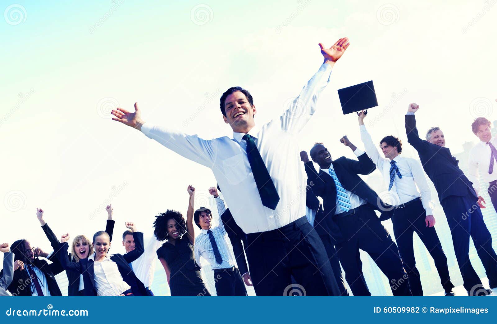 Business People Team Success Celebration Concept Stock Photo - Image of ...
