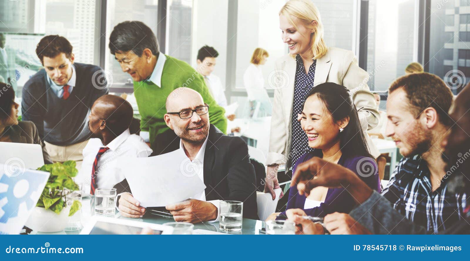 Business People Team Teamwork Cooperation Partnership Concept Stock ...