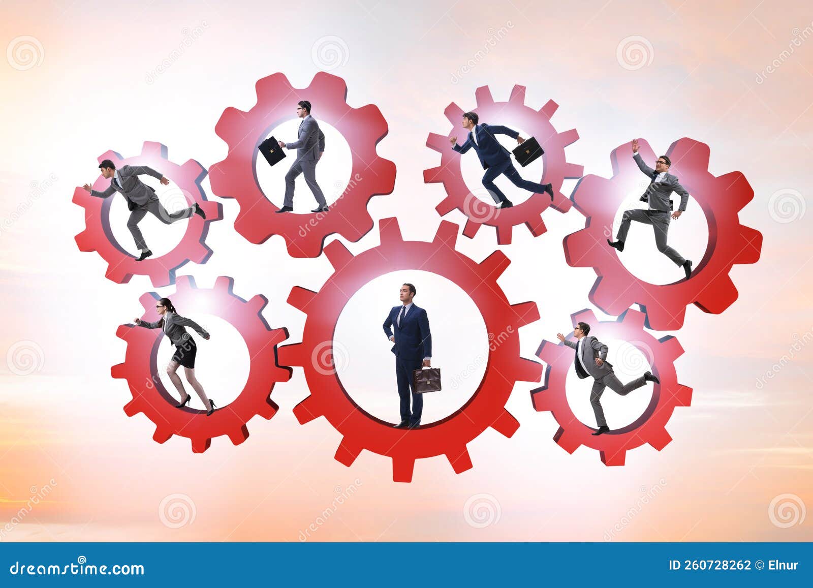 Business People in Teamwork Concept Stock Photo - Image of cooperation ...