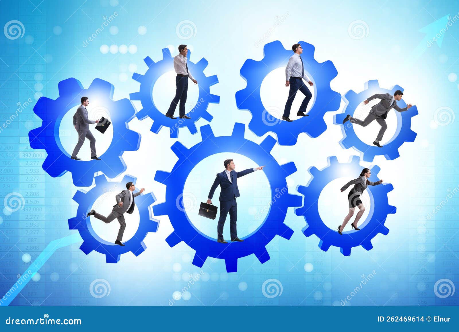 Business People in Teamwork Concept Stock Photo - Image of achievement ...