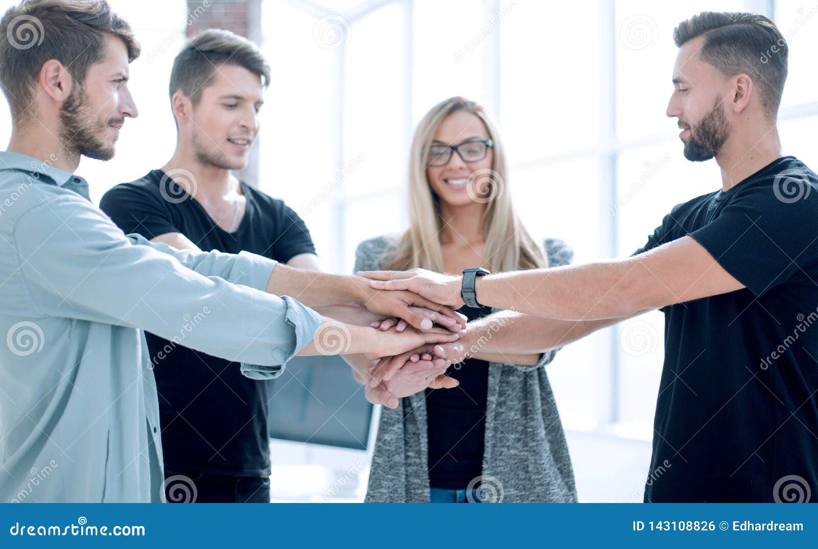 Business People Teamwork Stacking Hands Stock Photo - Image of employee ...
