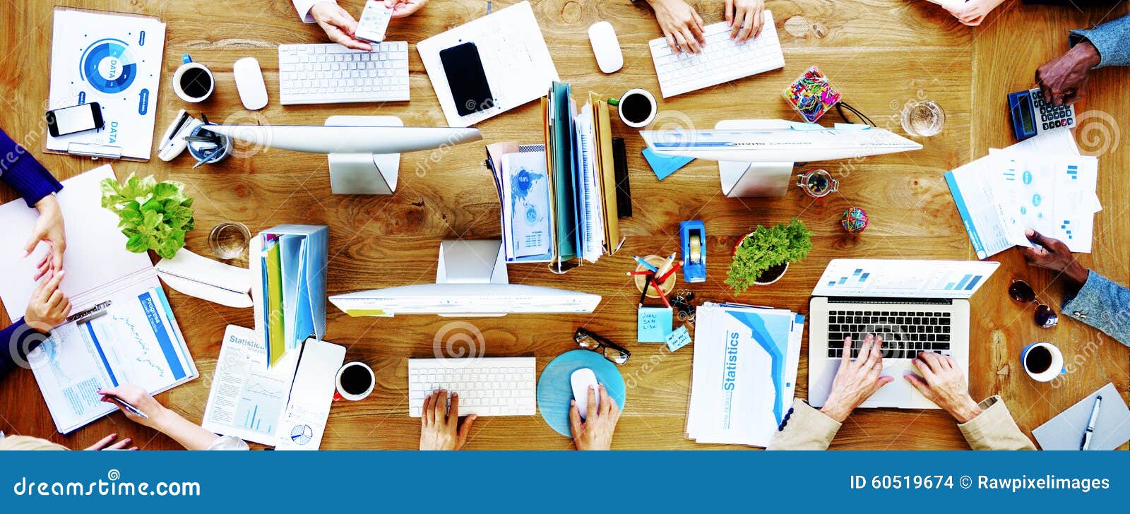 Business People Technology Working Office Concept Stock Photo - Image ...