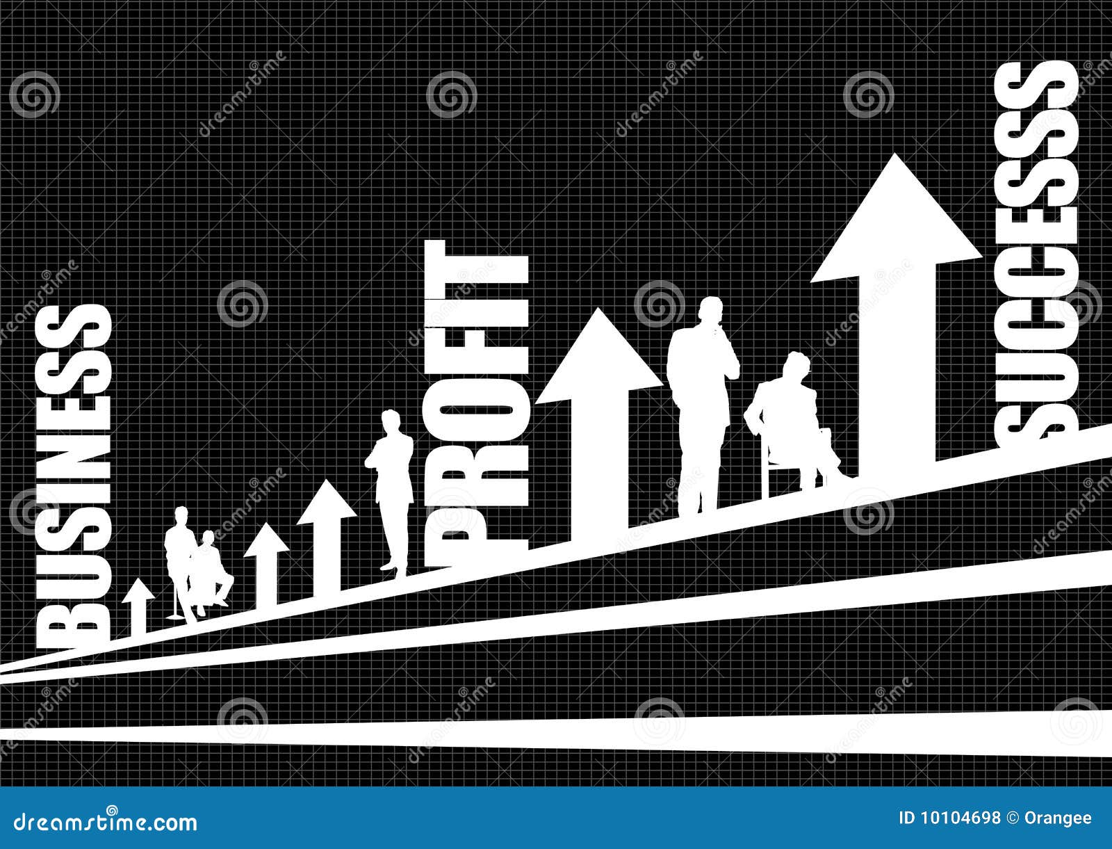 Business profit success stock vector. Illustration of outline - 10104698