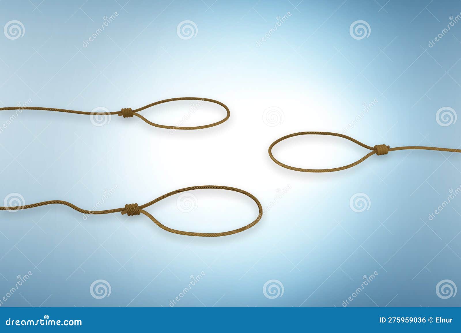 Business People Trapped by a Rope Stock Photo - Image of work, threat ...