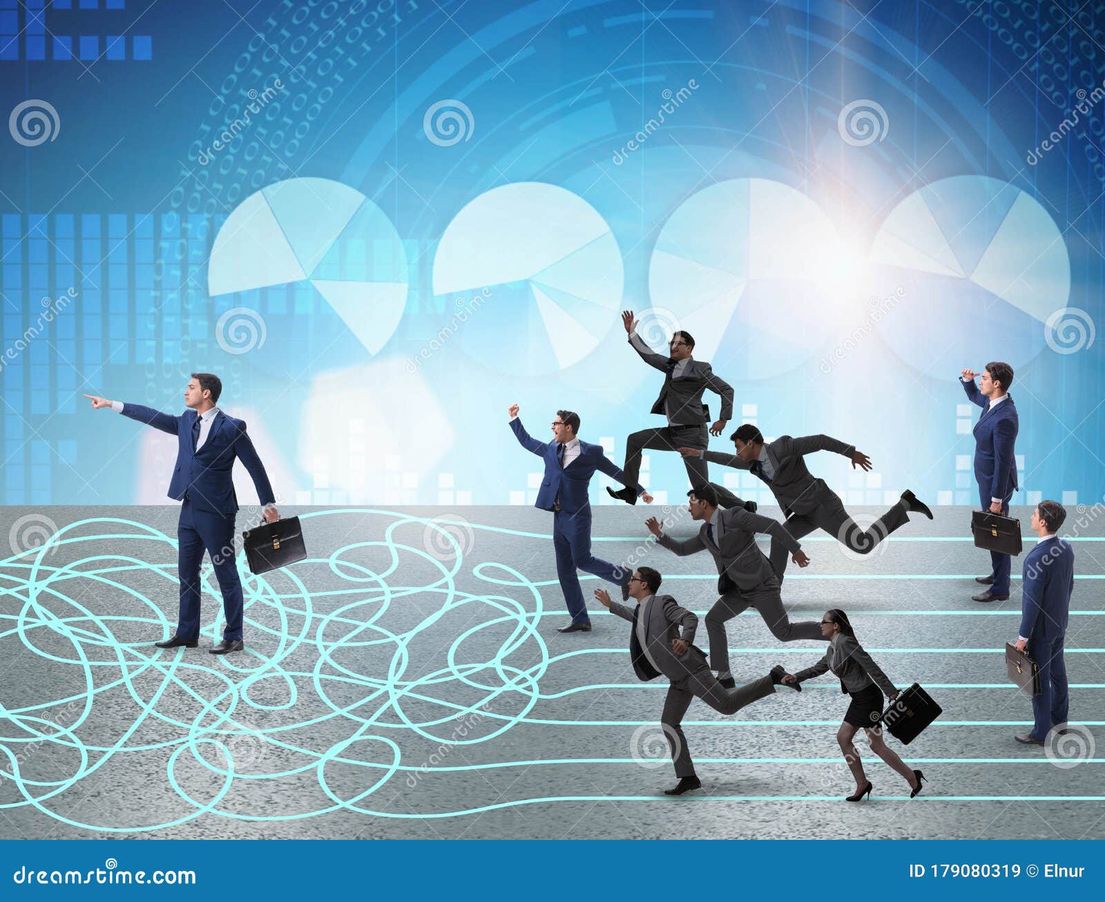 Business People in Uncertainty Concept Stock Image - Image of ... Business People in Uncertainty Concept Stock Image - Image of ...
