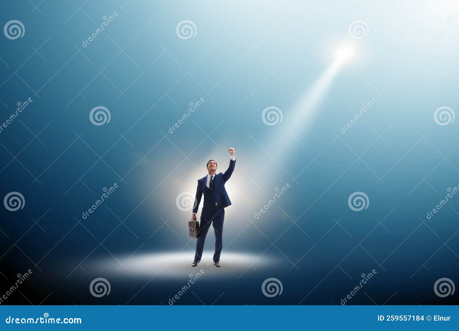 Business People Under the Spotlight Stock Photo - Image of winner ...