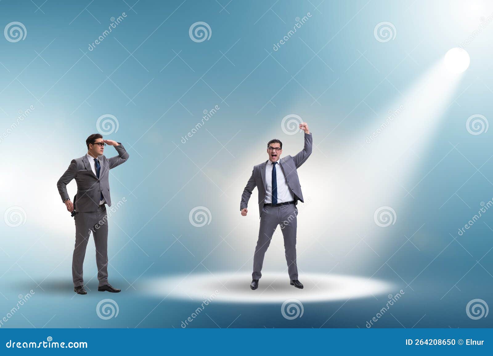 Business People Under the Spotlight Stock Photo - Image of opportunity, floodlights: 264208650