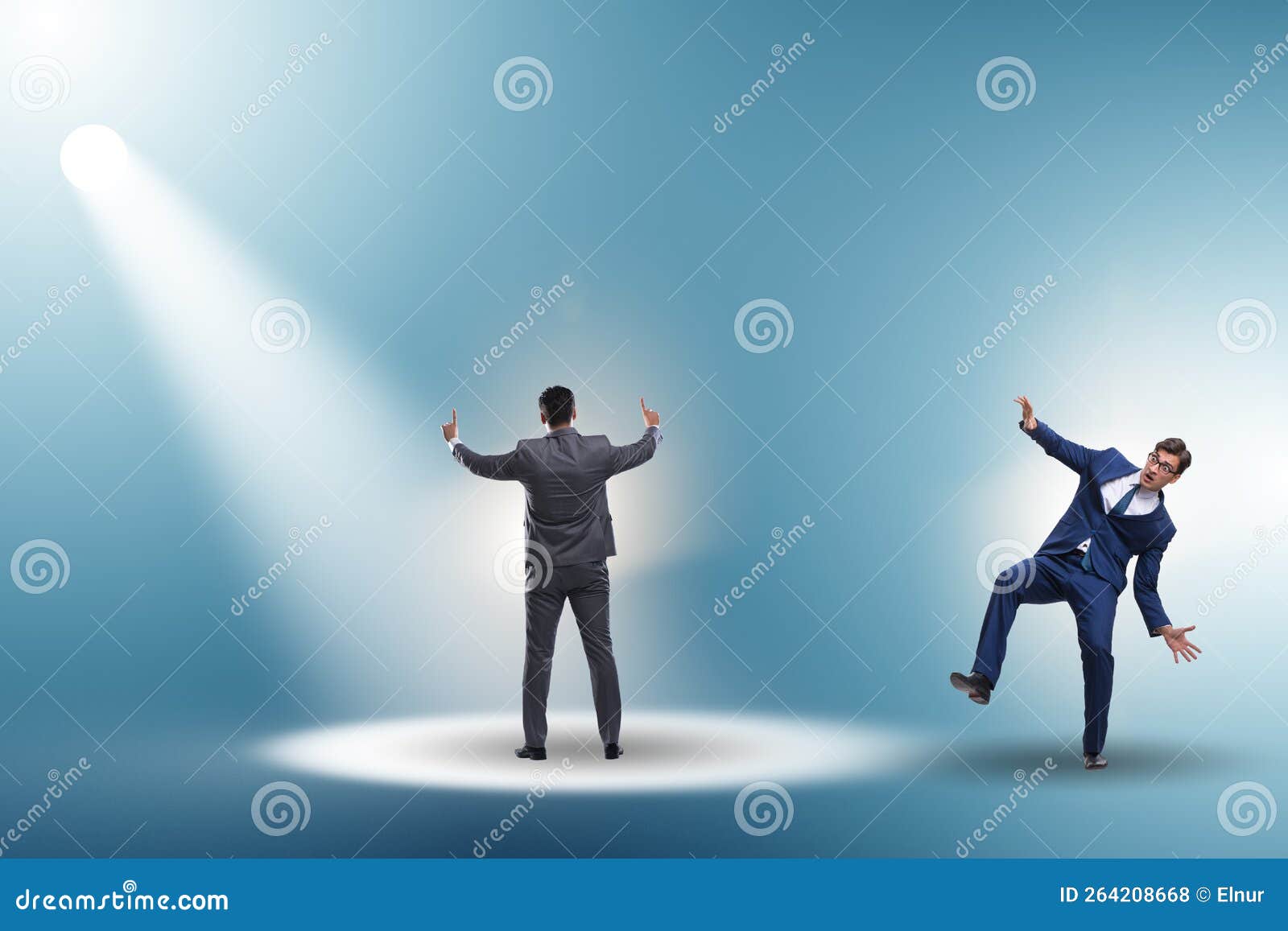 Business People Under the Spotlight Stock Photo - Image of achievement ...