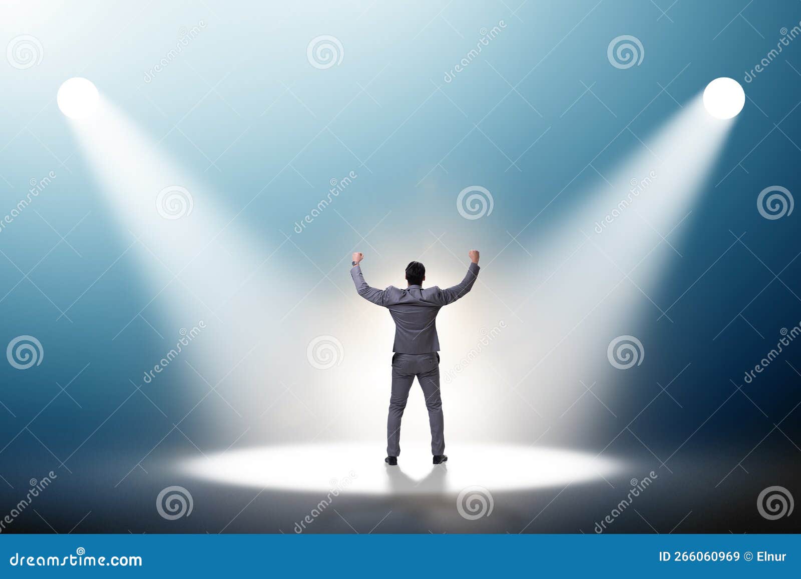 Business People Under the Spotlight Stock Image - Image of recruiting ...