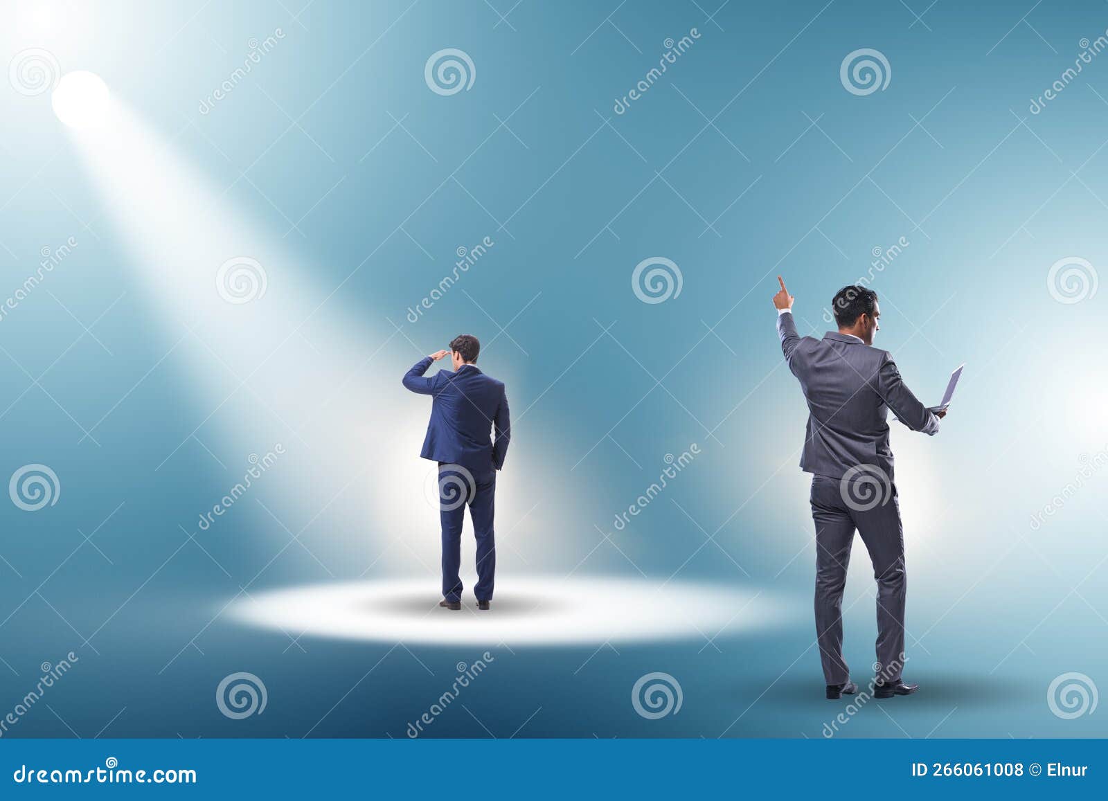 Business People Under the Spotlight Stock Photo - Image of background ...