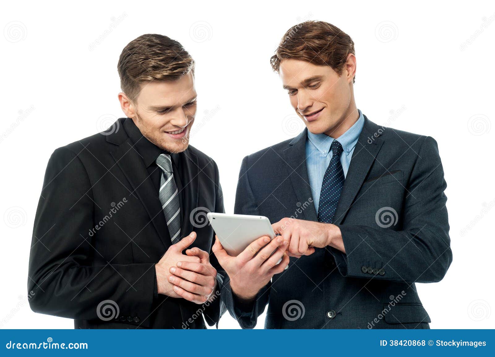 Business People Using a Digital Tablet Stock Photo - Image of ...