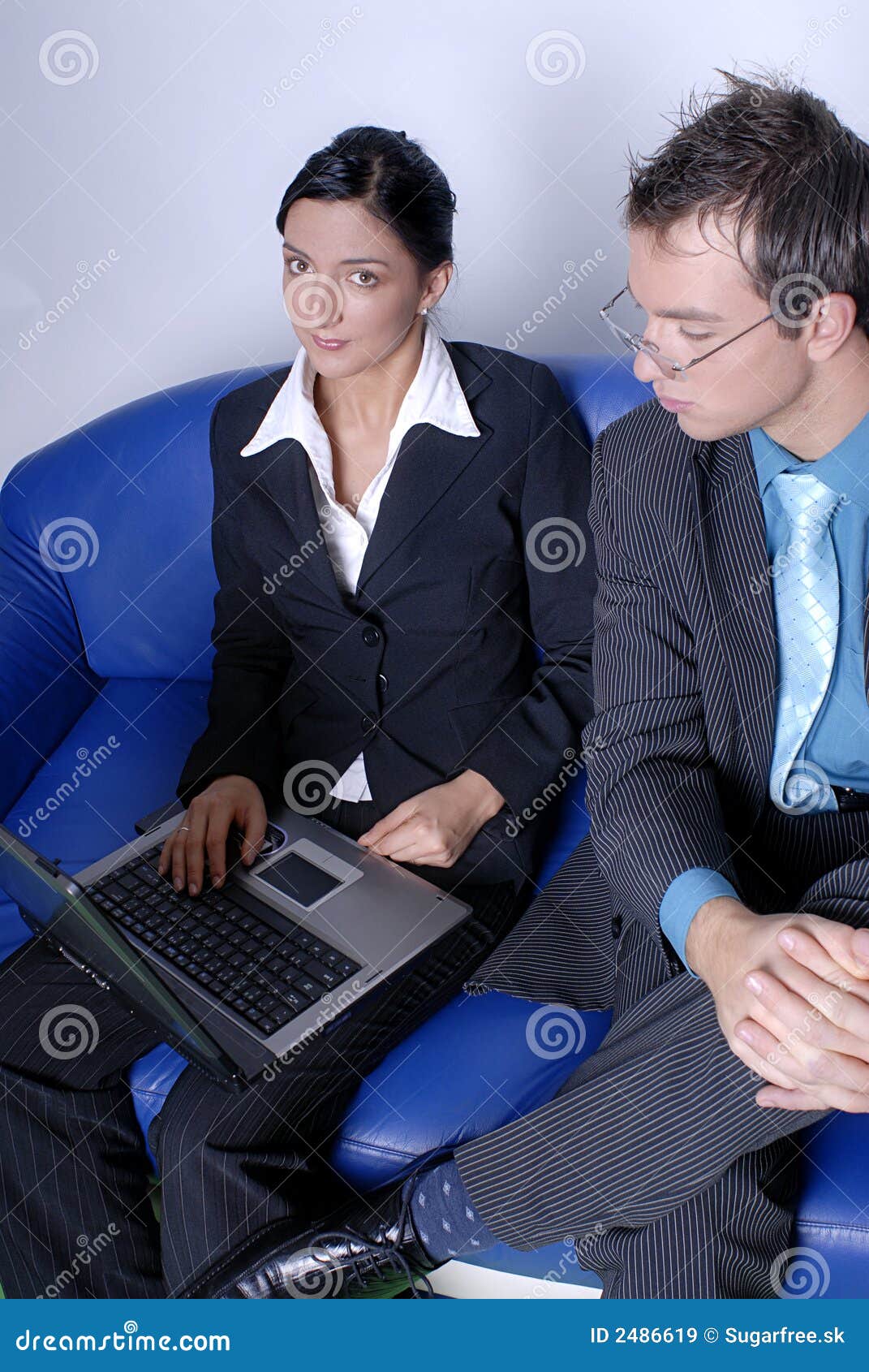 Business People Using Laptop Stock Image - Image of colleague ...