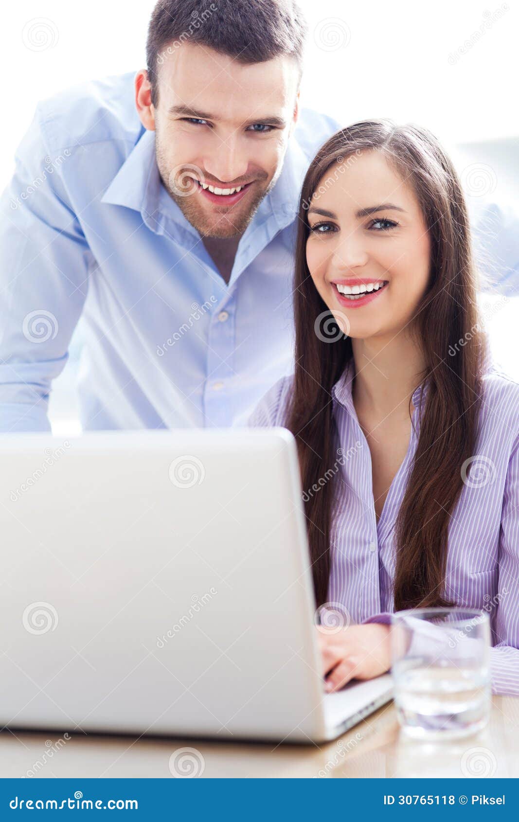 Business People Using Laptop Stock Photo - Image of people, sitting ...
