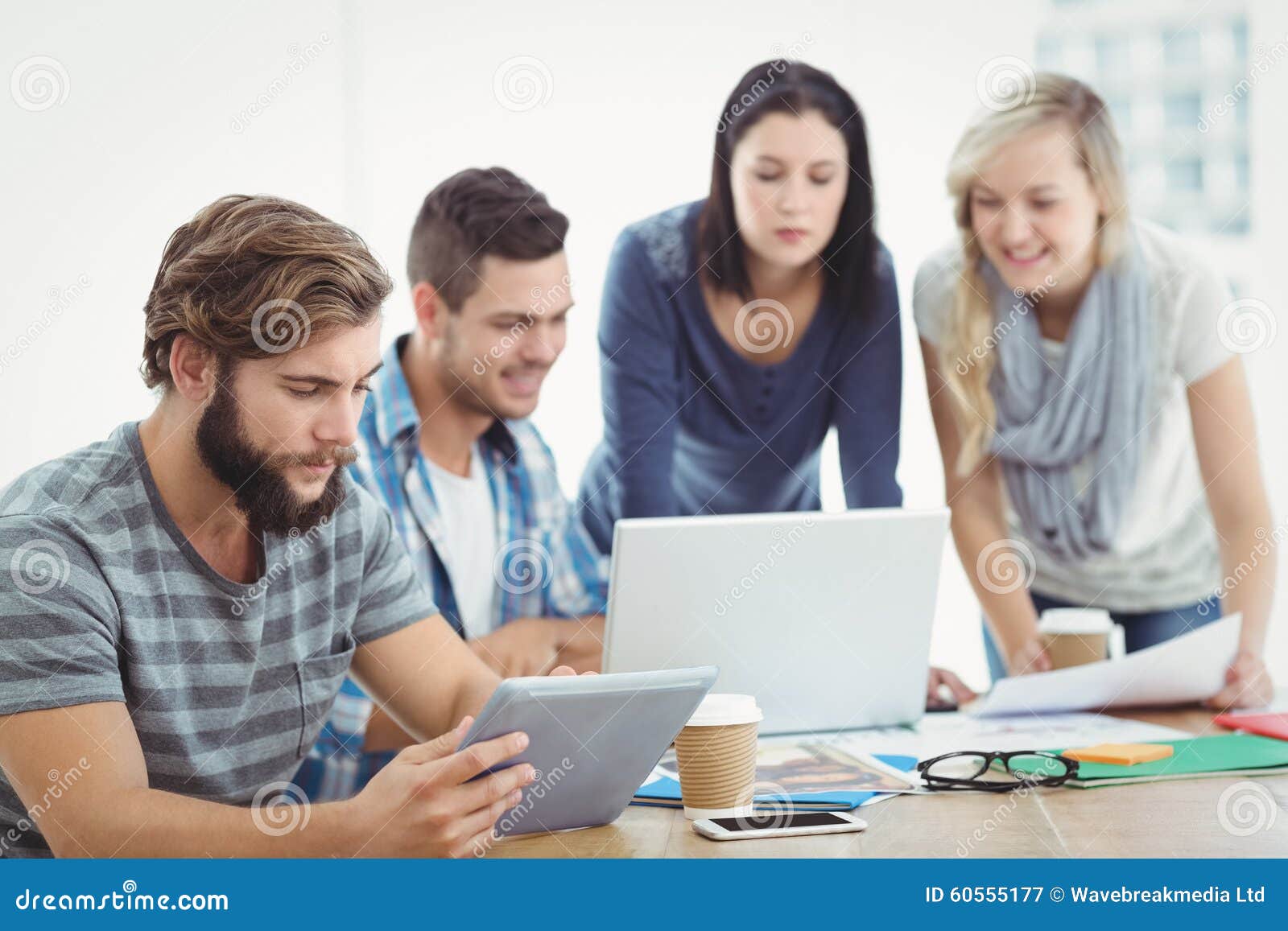 Business People Using Technology Stock Image - Image of adult ...