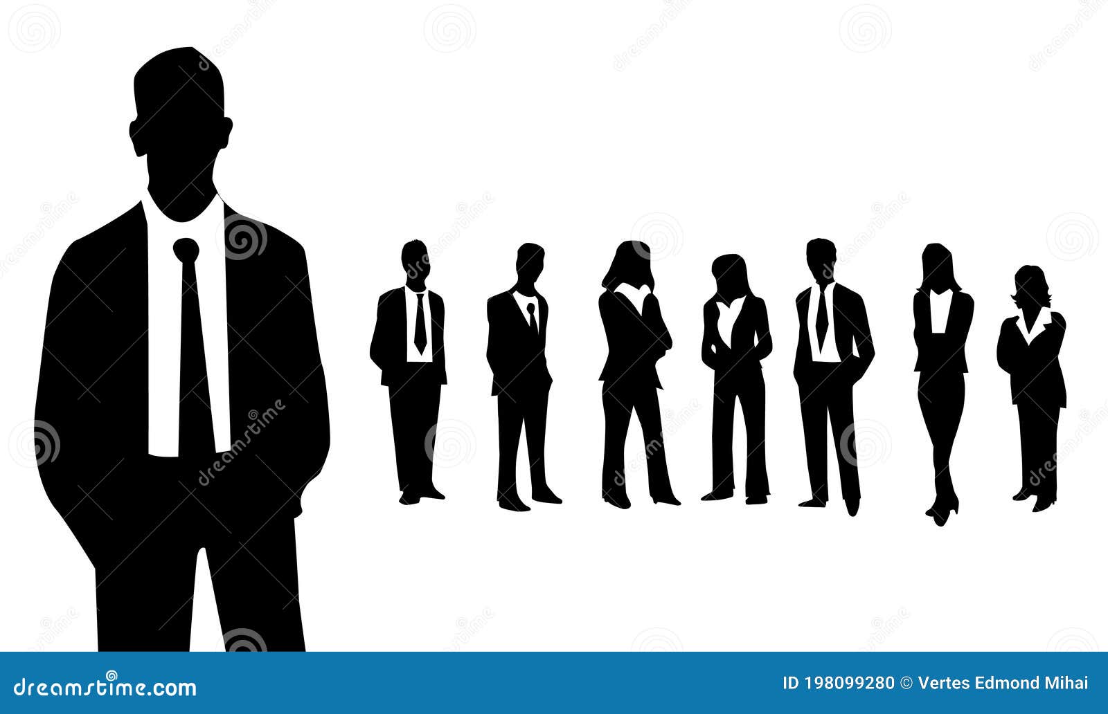 Business People Vector Illustration Stock Vector - Illustration of ...