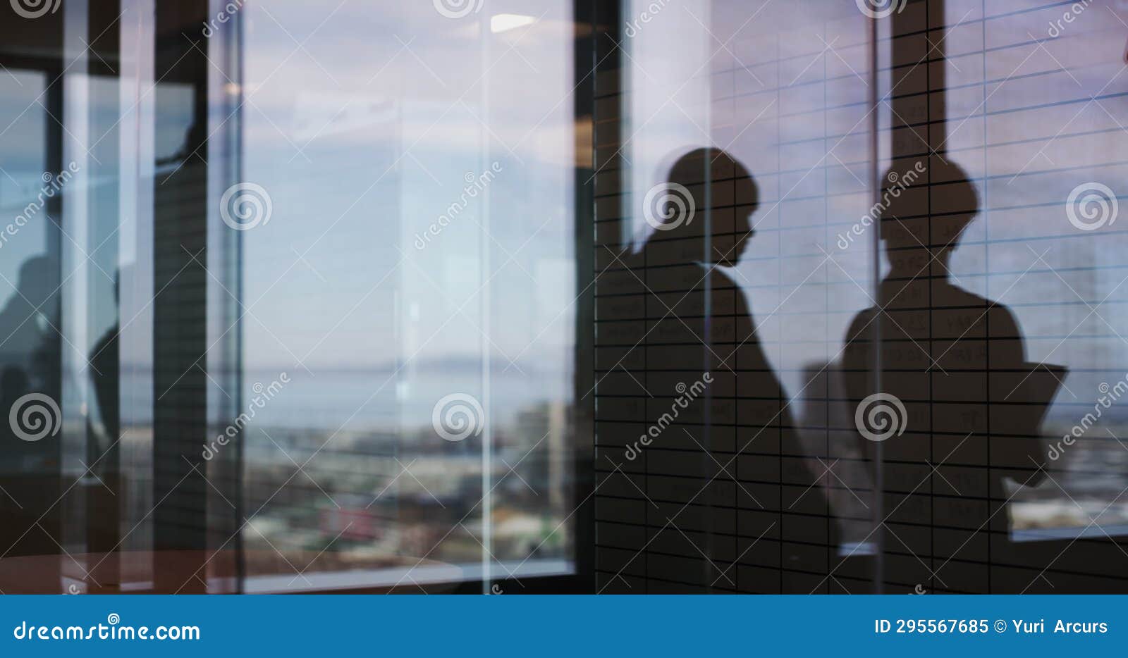Business People, Walk and Silhouette in Corridor, Shadow and Paperwork ...