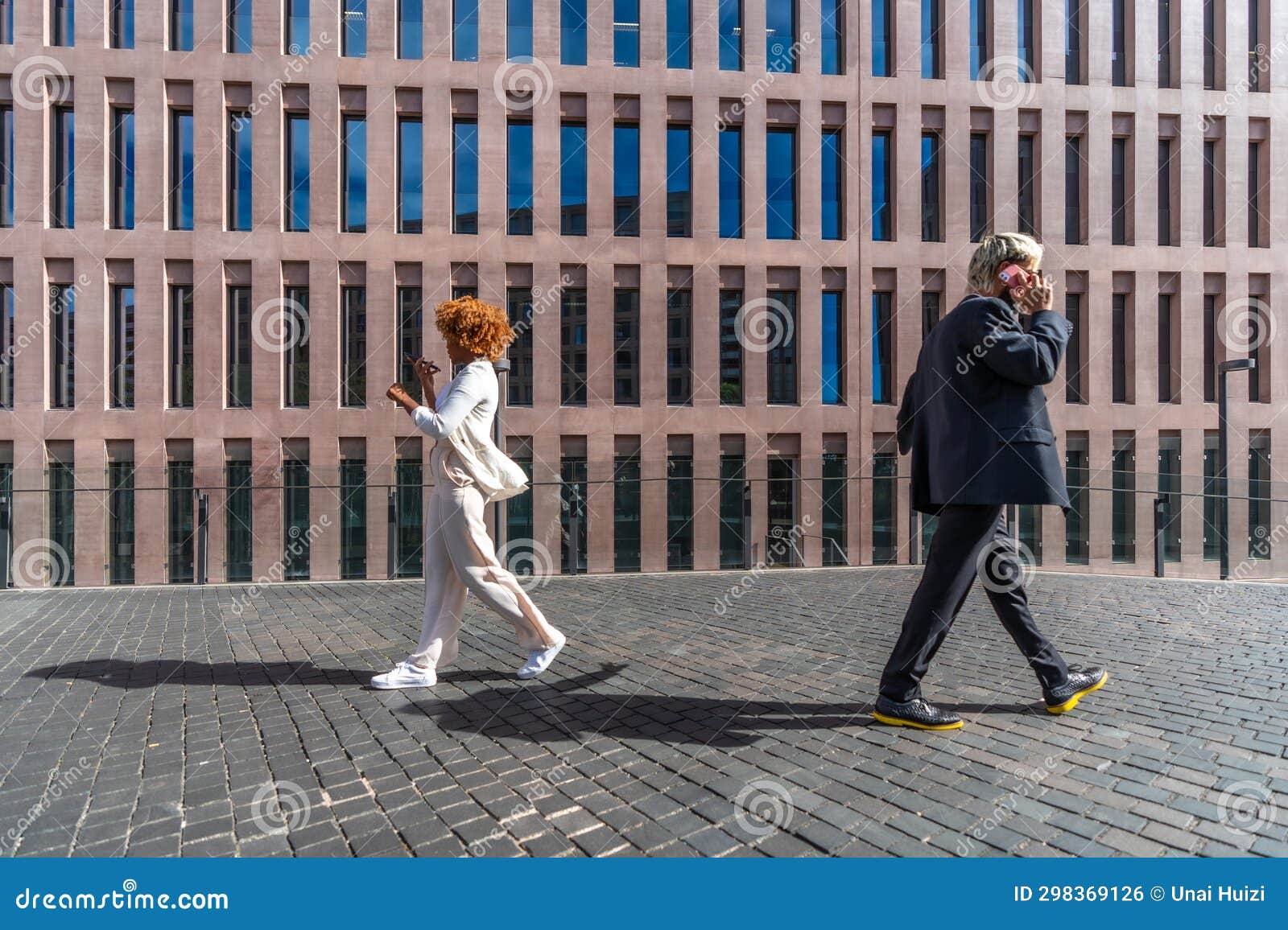 Business People Walking Commuting To the Office Stock Photo - Image of ...