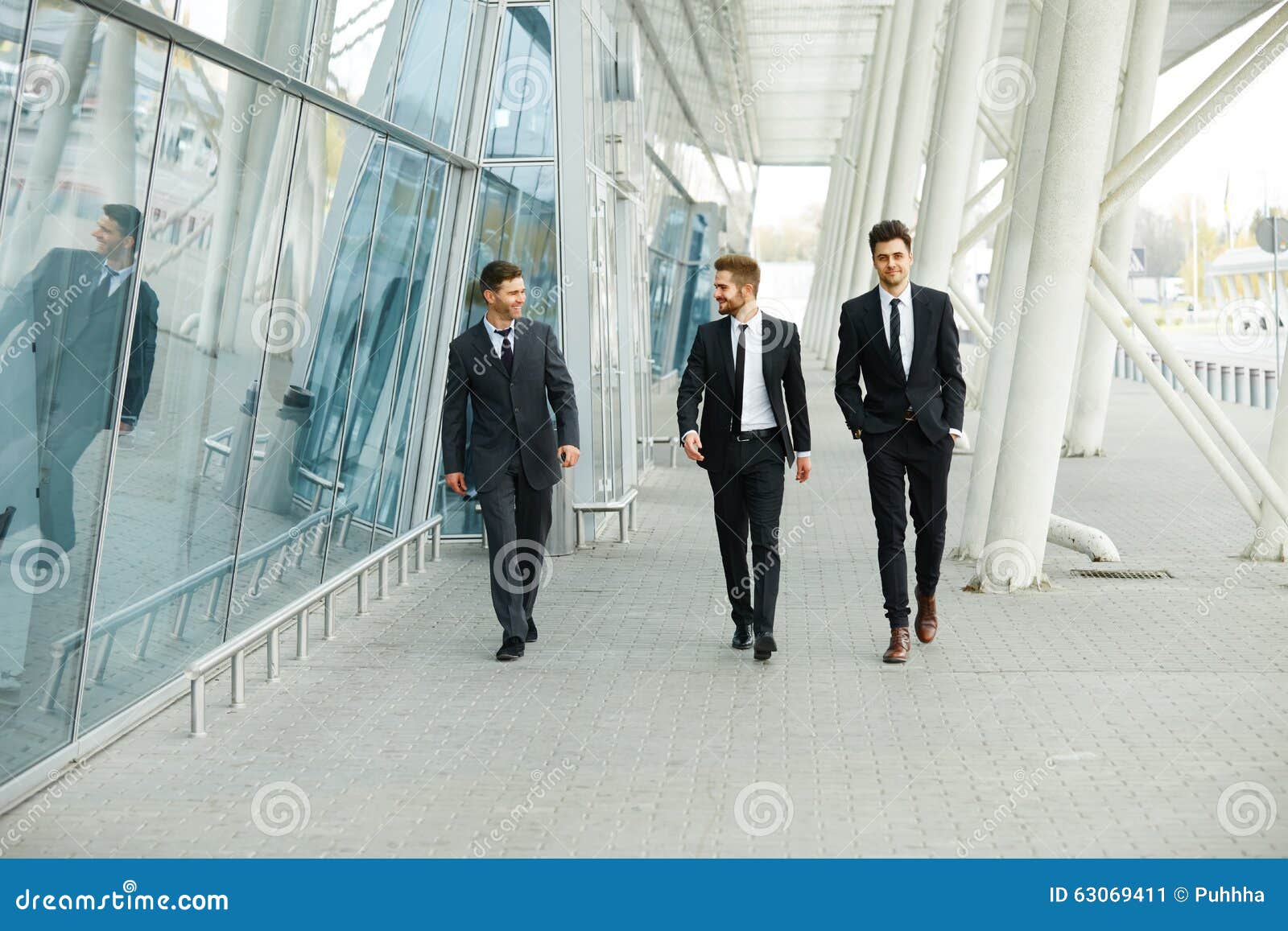 Business People Walking in the Street Stock Image - Image of walking ...