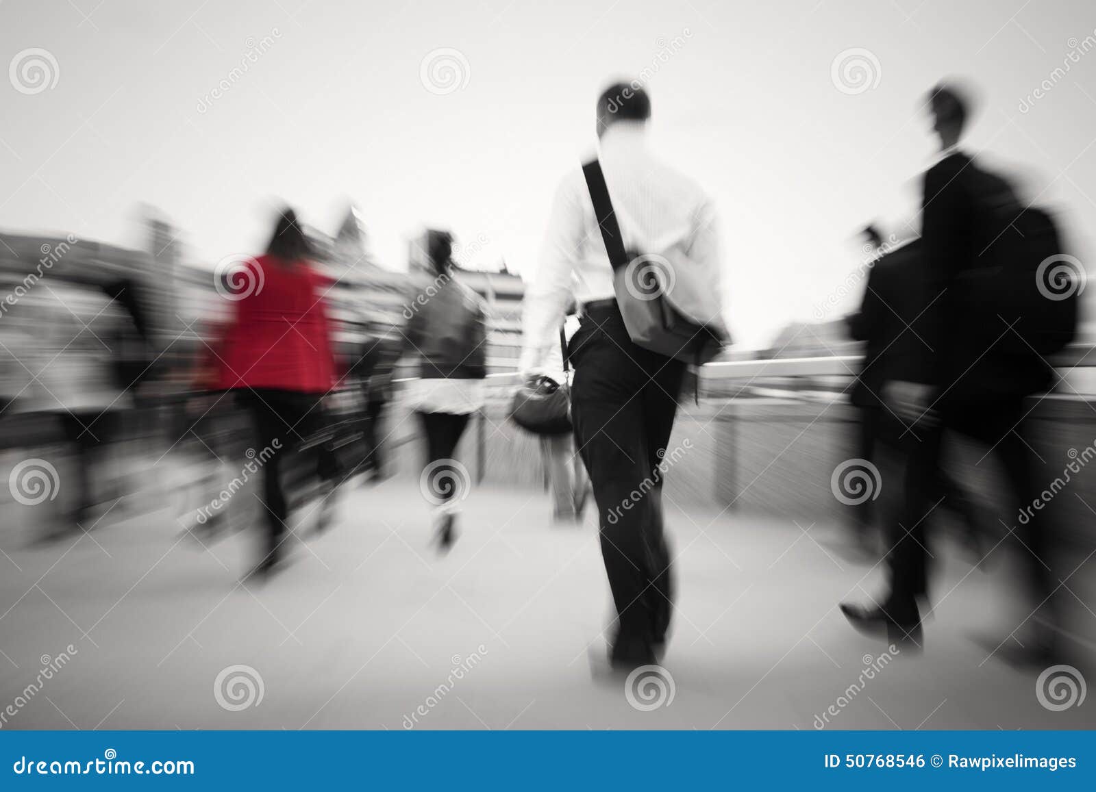 Business People Walking To Their Workplace Stock Photo - Image of black ...