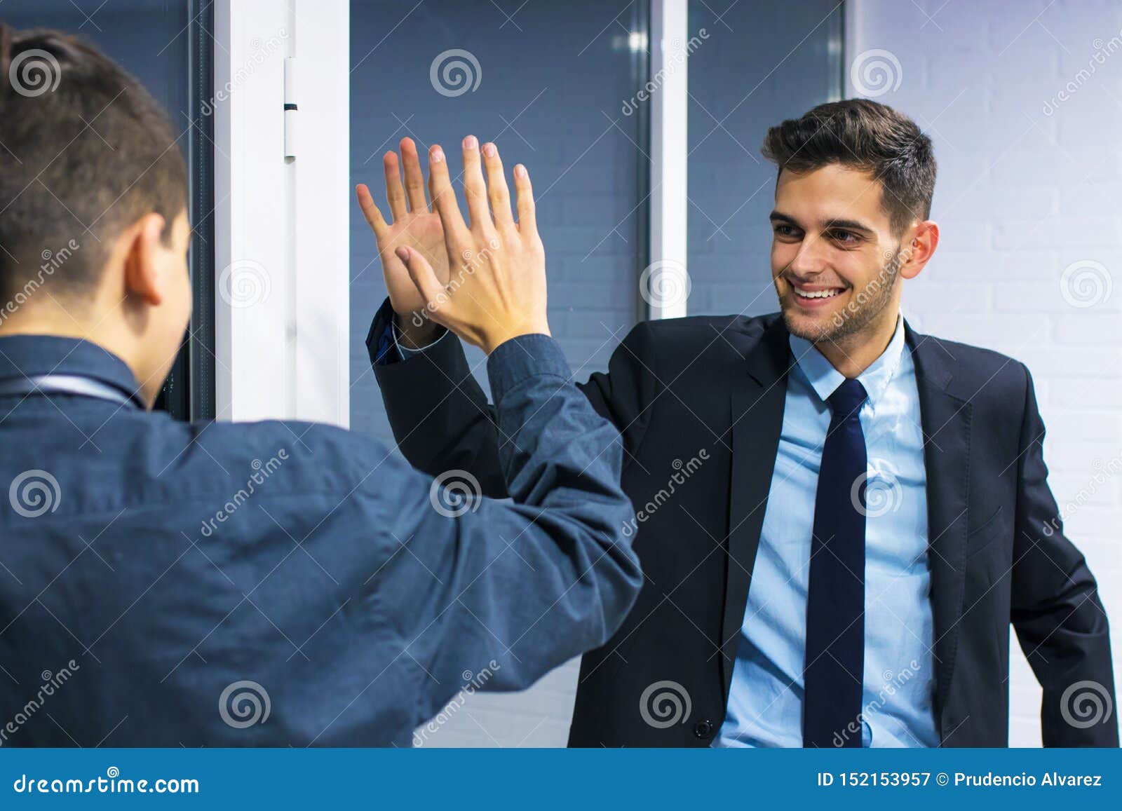 Business People Waving with Their Hands Stock Image - Image of ...