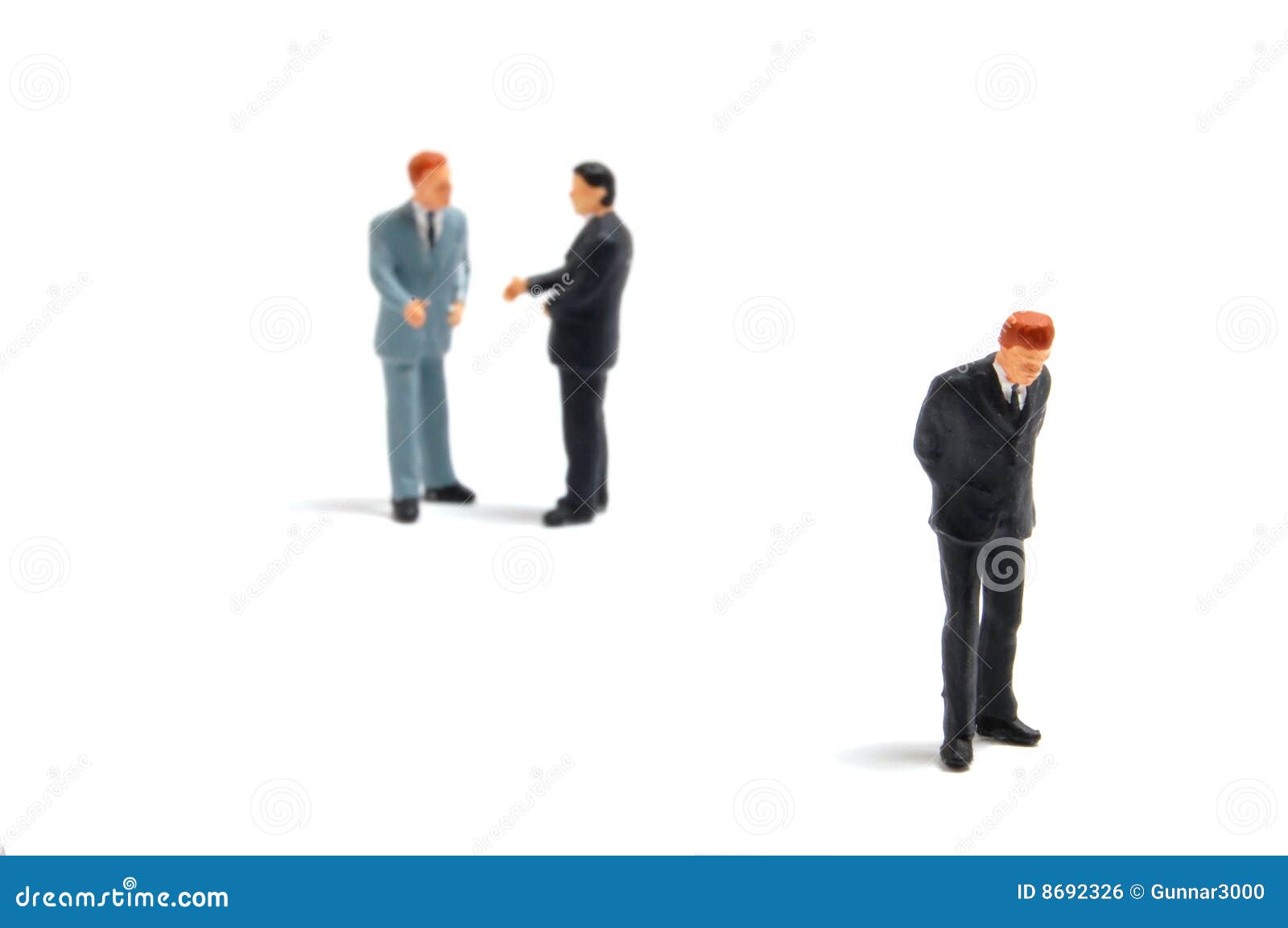 Business People on White Background Stock Photo - Image of speaking ...