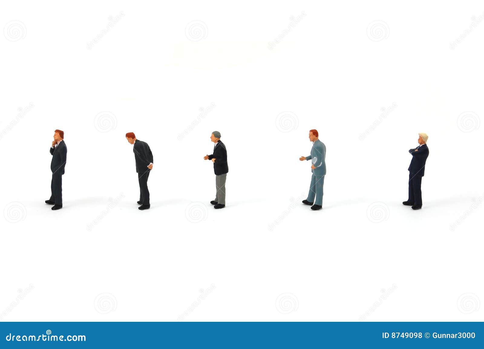 Business People on White Background Stock Photo - Image of ...