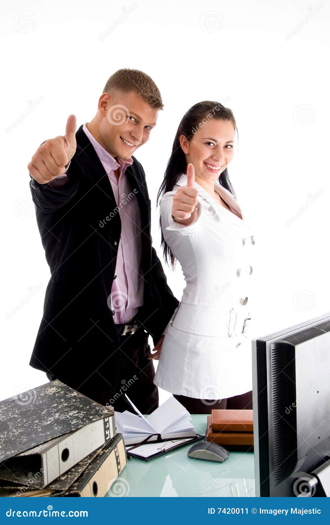 Business People Wishing Goodluck Stock Image - Image of good, manager ...