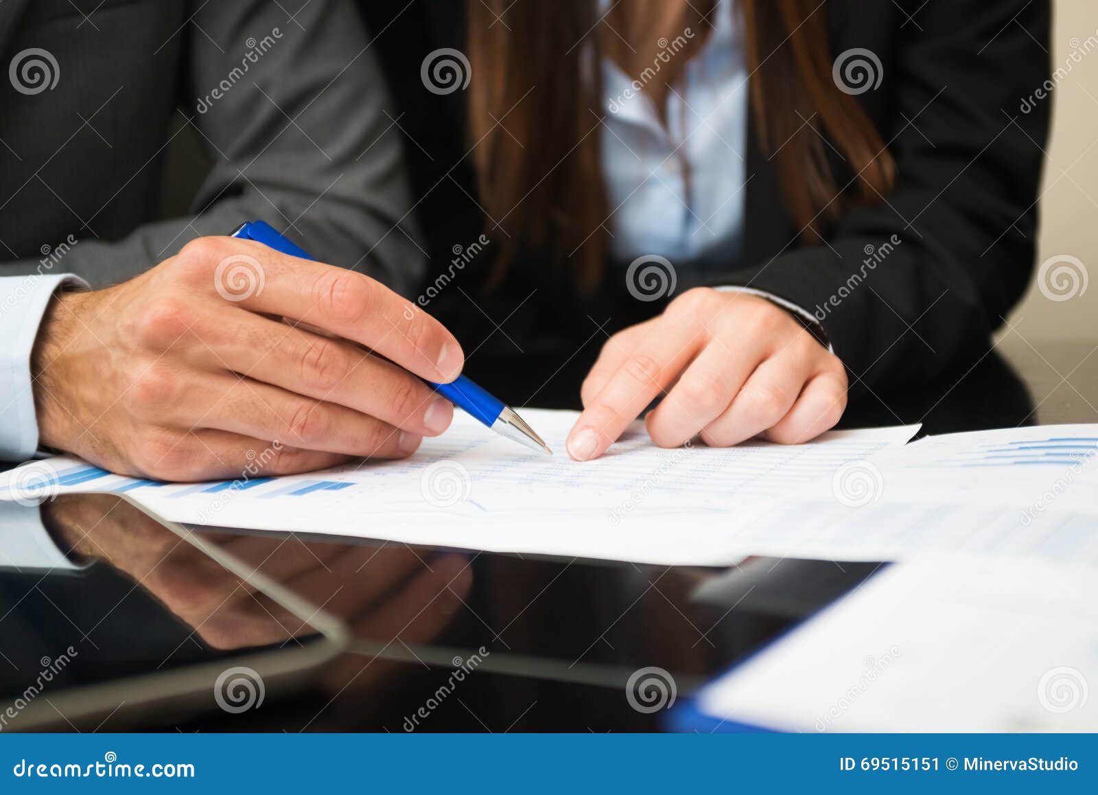 Business People at Work Accounting Stock Image - Image of corporate ...