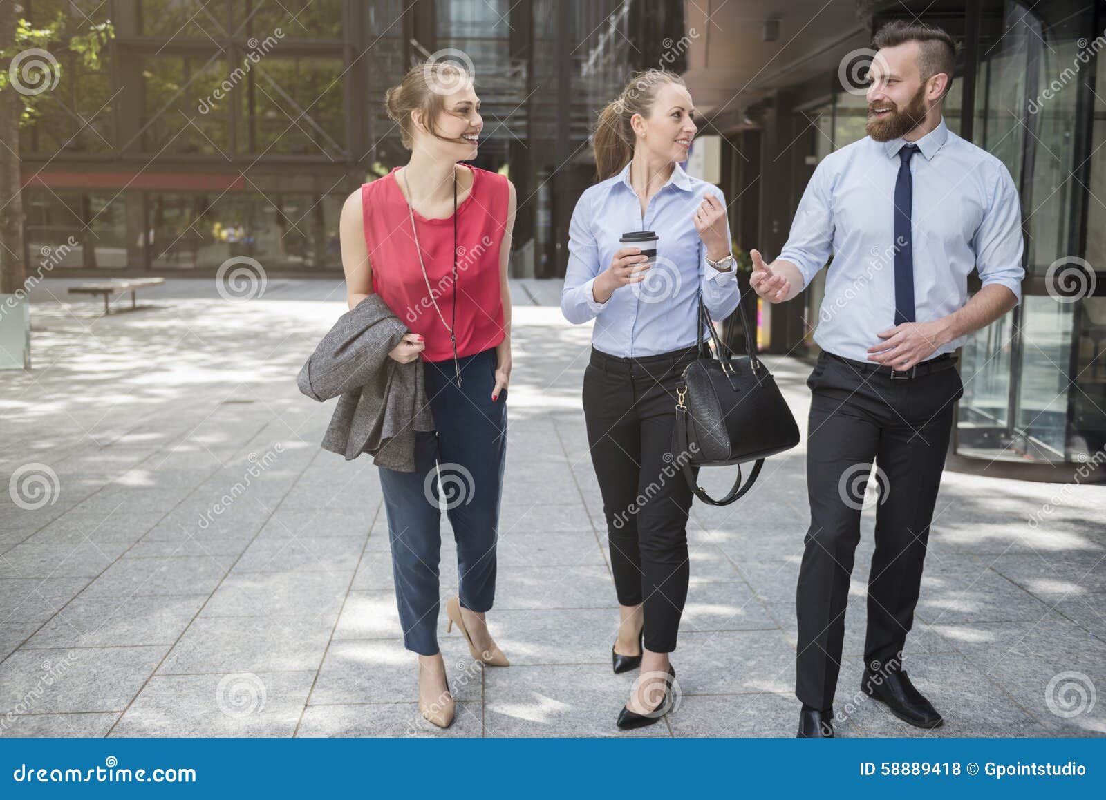Business people after work stock photo. Image of cooperation - 58889418