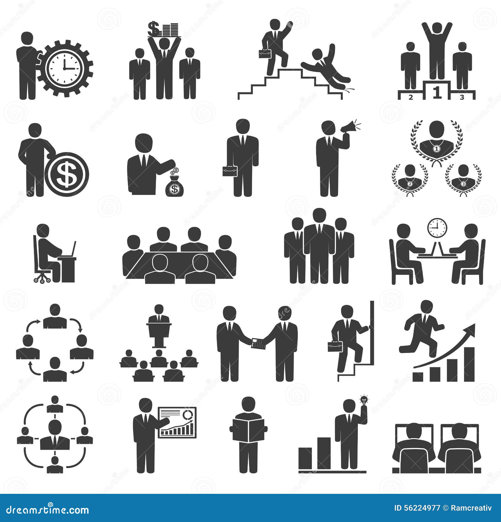 Vector People Work Icons