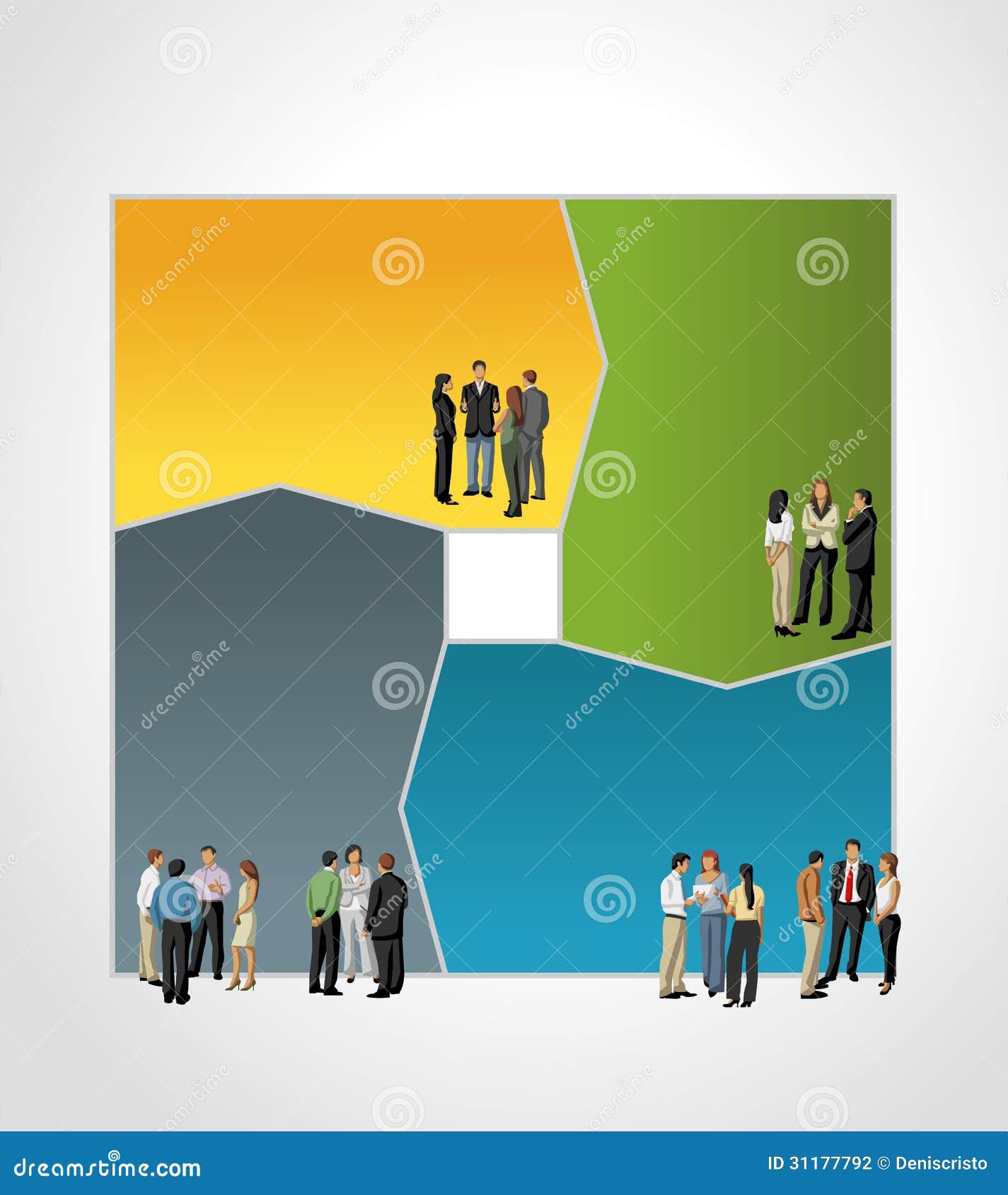 Work Process, Tasks Reviewing And Verification Vector Illustration. Two ...
