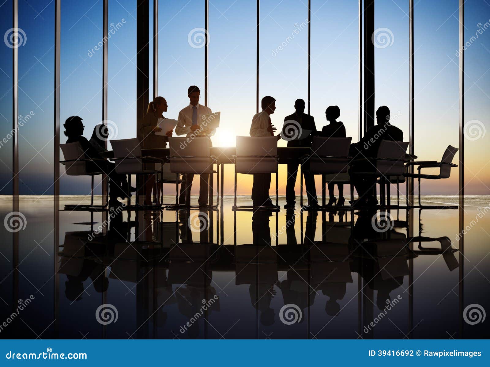 Business People Working in a Conference Room Stock Photo - Image of ...