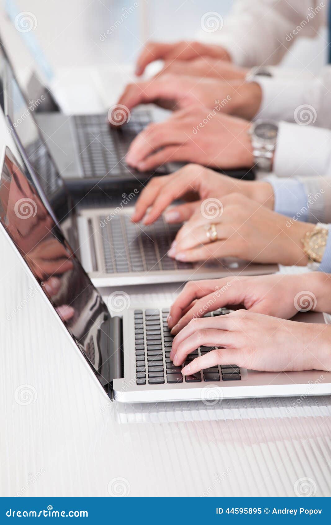 Business People Working on Laptop Stock Image - Image of office, laptop ...