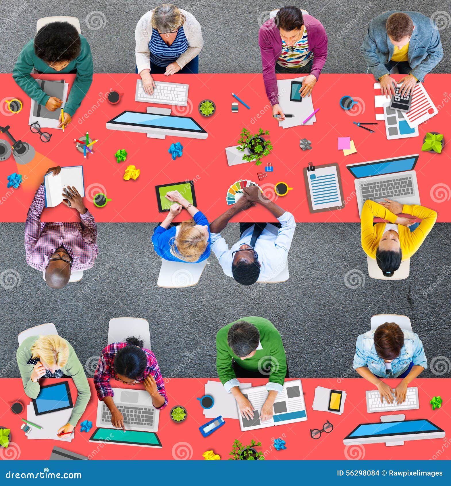 Business People Working Office Place of Work Concept Stock Photo ...