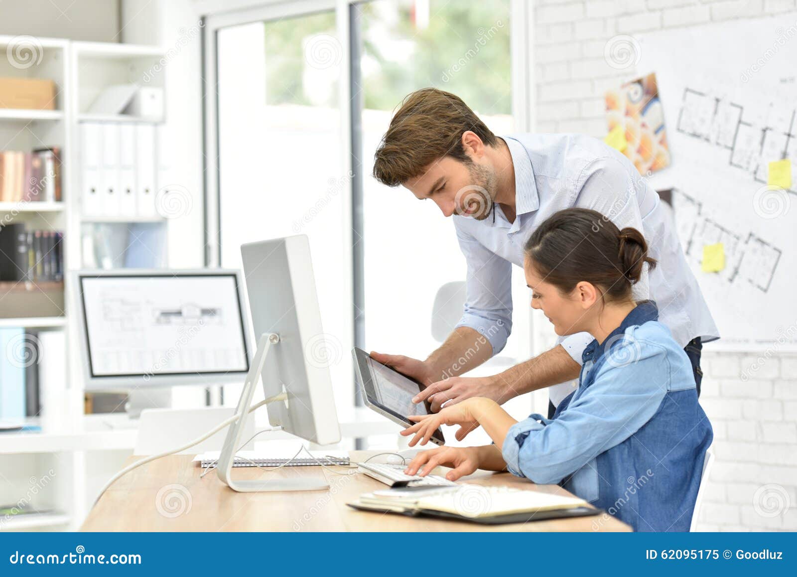 Business People Working on a Project Stock Image - Image of business ...