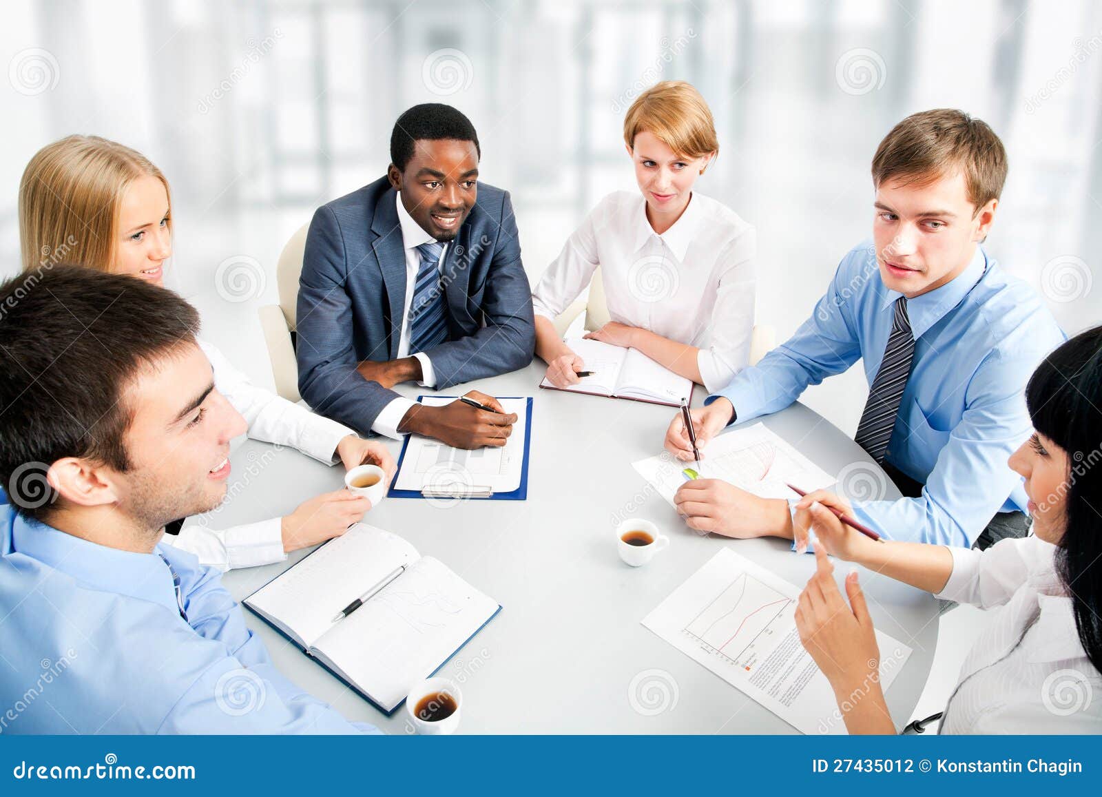 Business People Working Together. Stock Photo - Image of businesswoman ...
