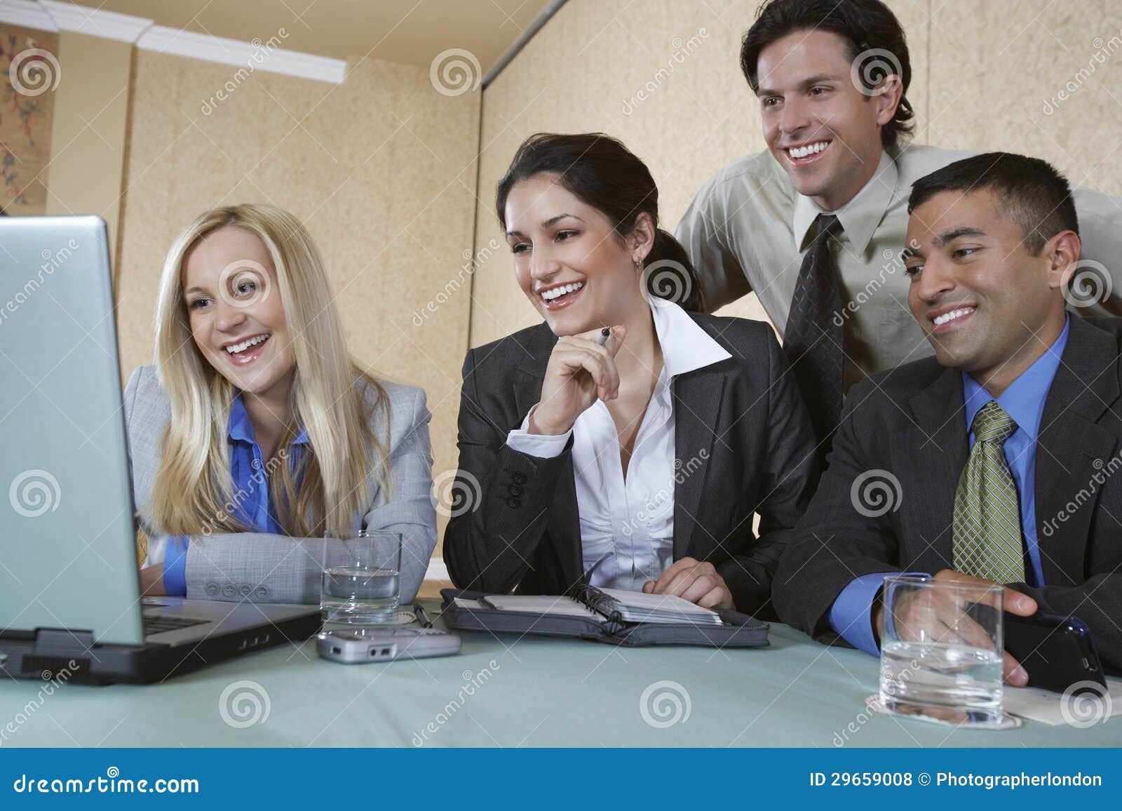 Business People Working Together Stock Photo - Image of multiethnic ...