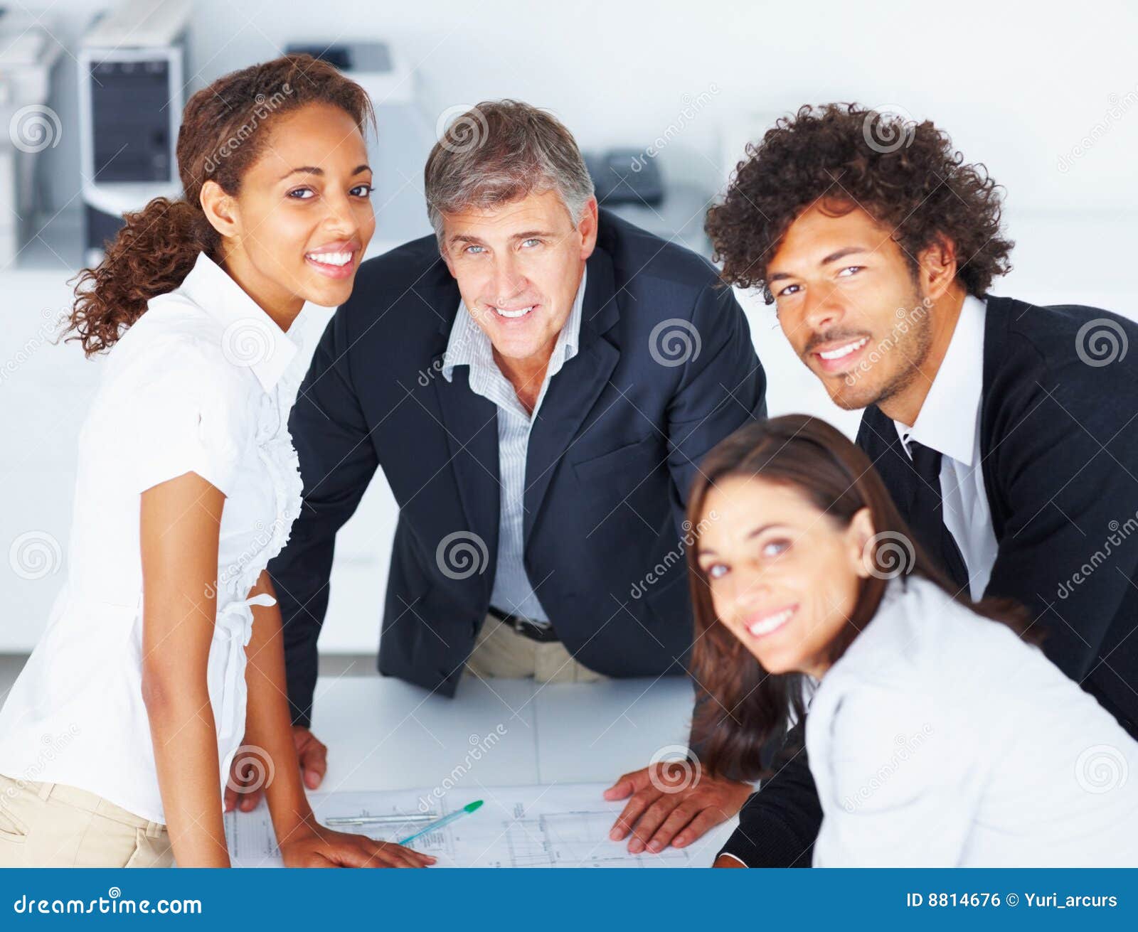 Business People Working Together Stock Photo - Image of portrait, boss ...