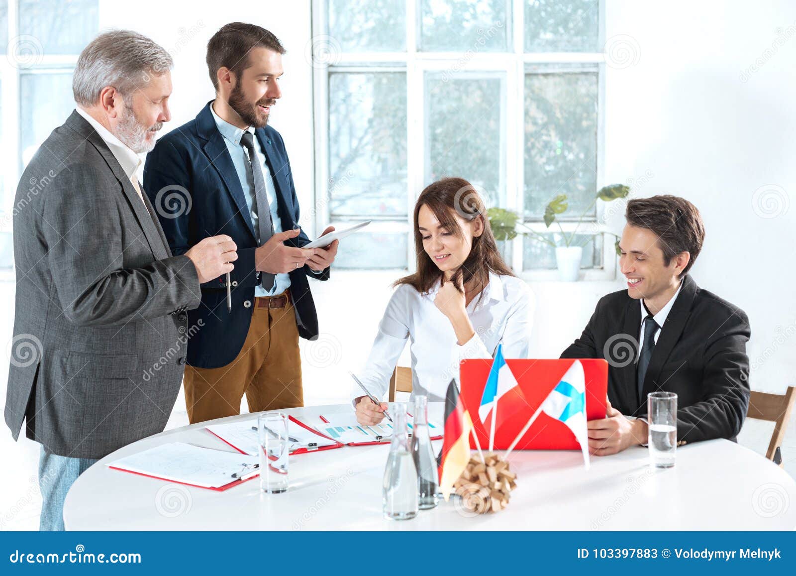 Business People Working Together Stock Image - Image of person ...