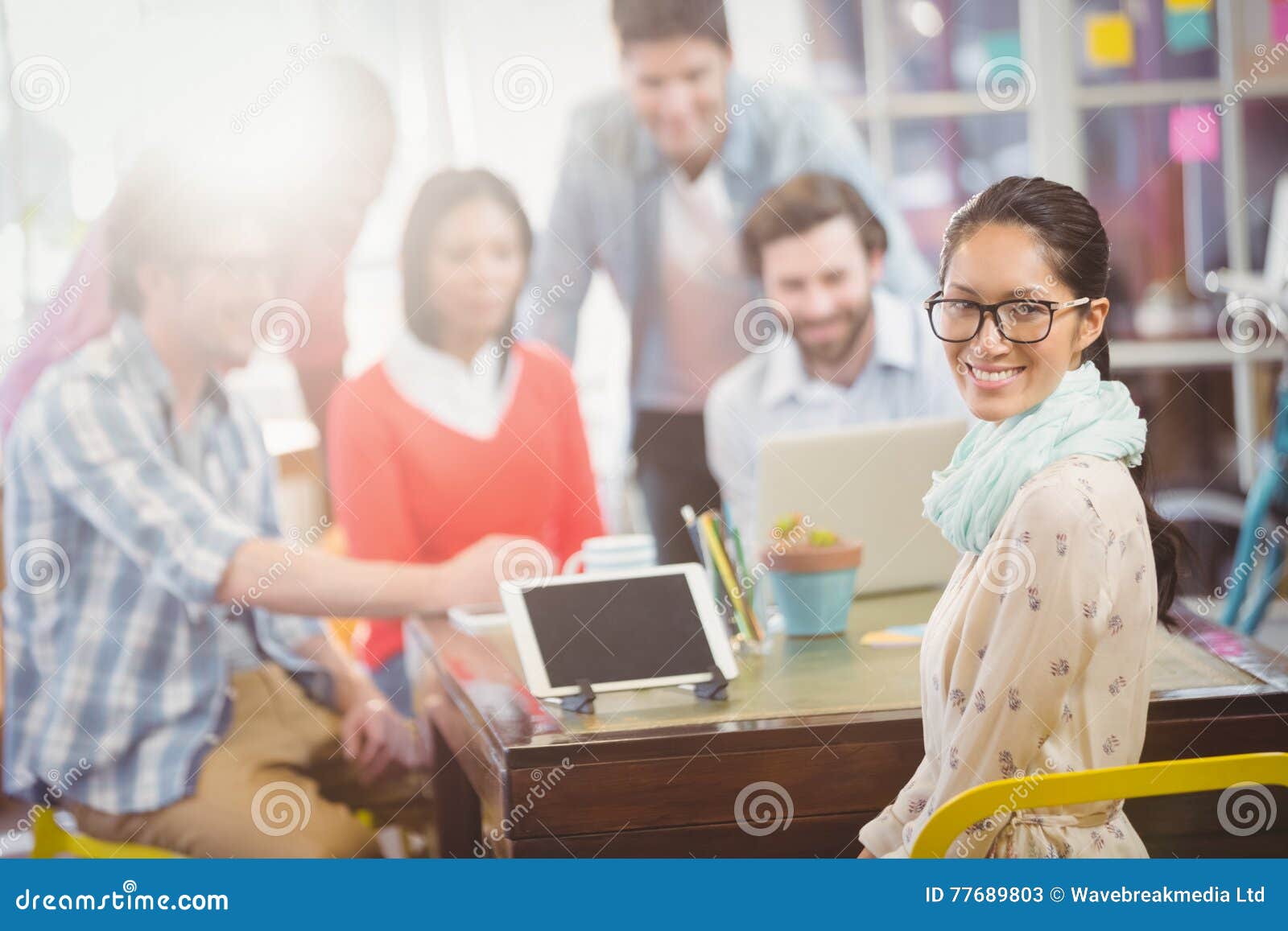 Business People Working Together Stock Image - Image of dressed, office ...