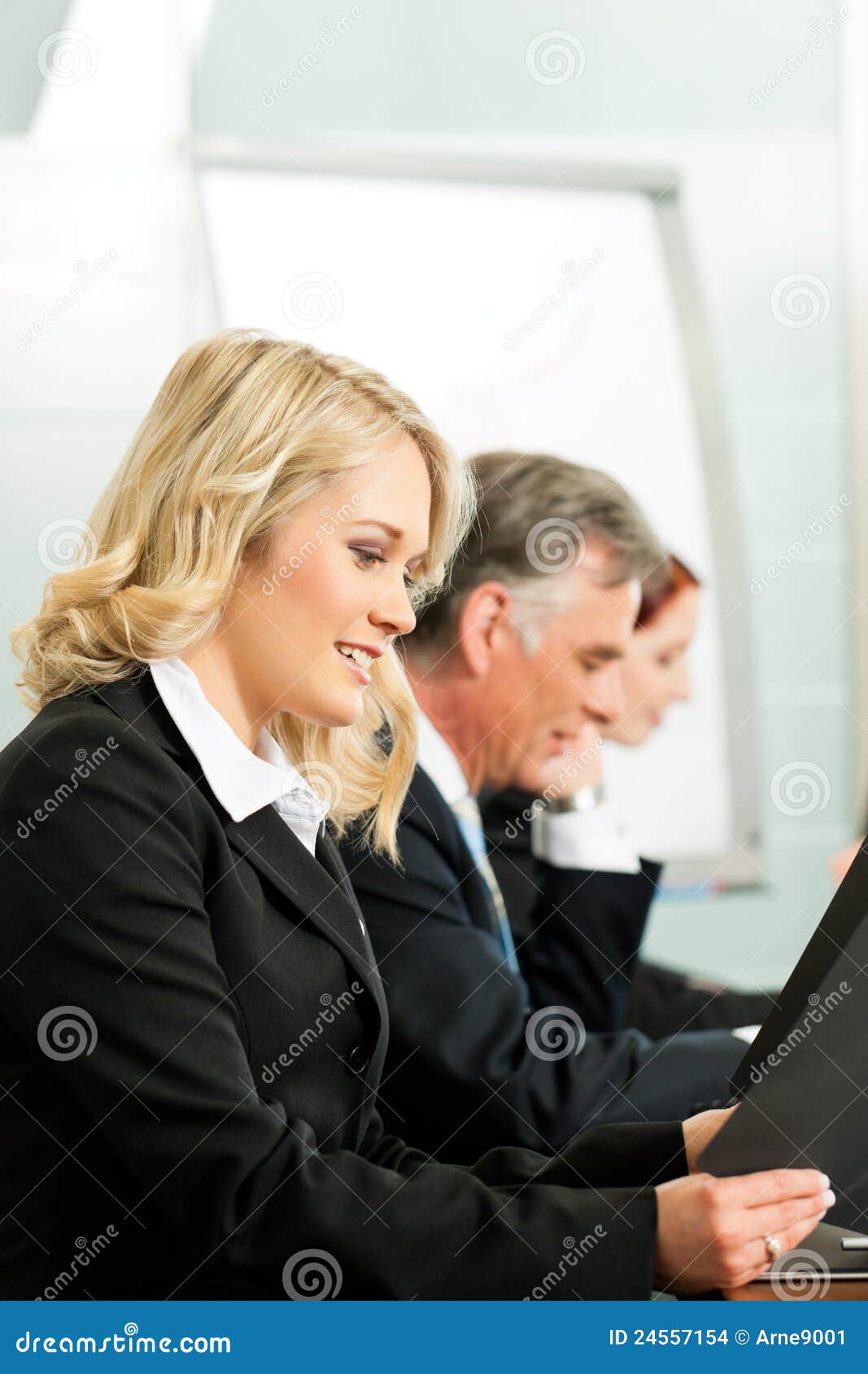 Business People - Working in a Workshop Stock Photo - Image of ...