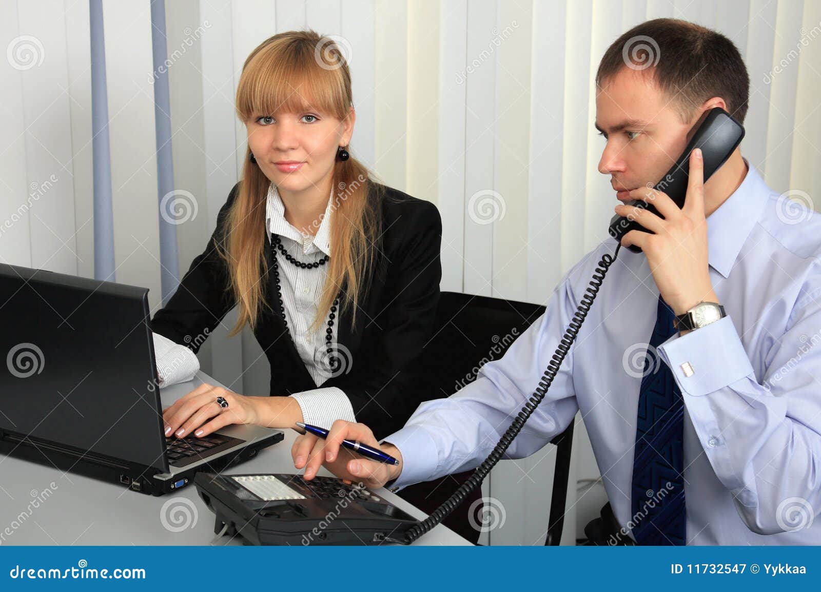 Business People in the Workplace. Stock Image - Image of business ...
