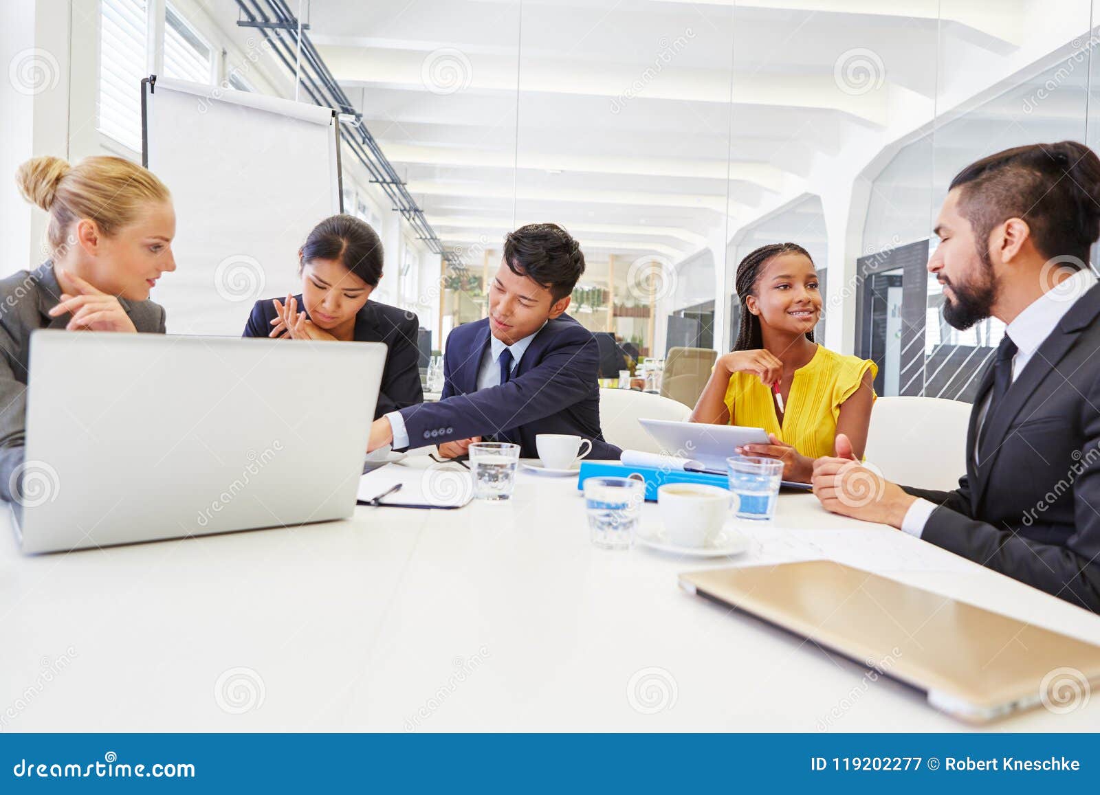 Business People in Workshop Stock Image - Image of work, company: 119202277