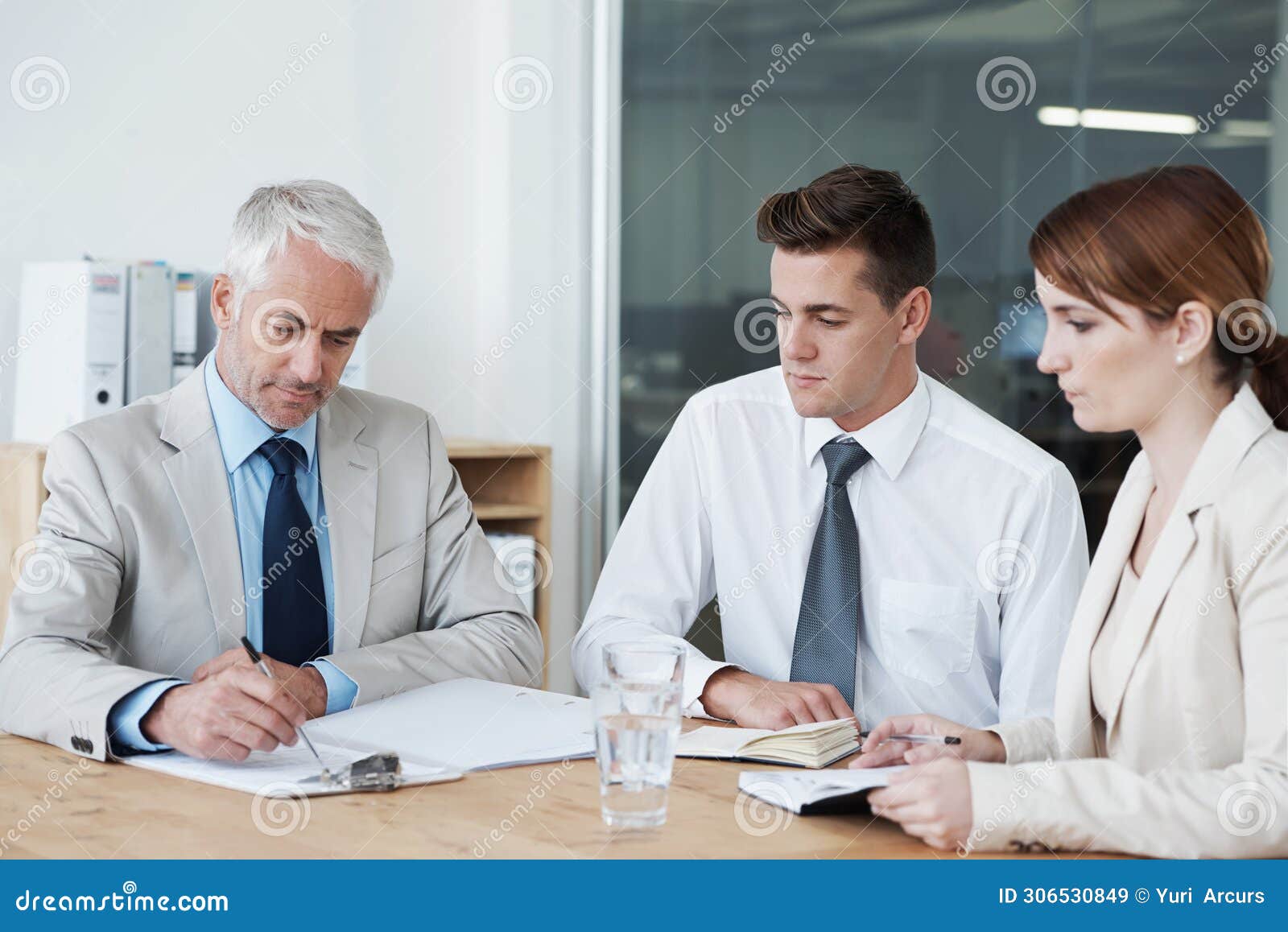 Business People, Writing and Planning on Paperwork for Collaboration ...