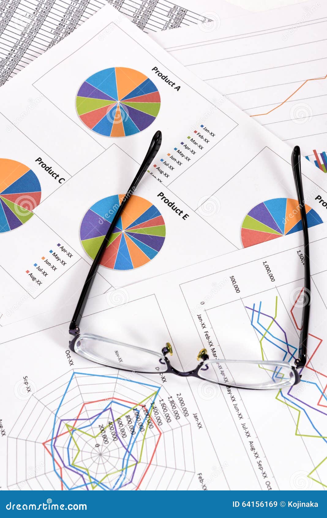 Business Performance Analysis. Stock Image - Image of chart, radar ...
