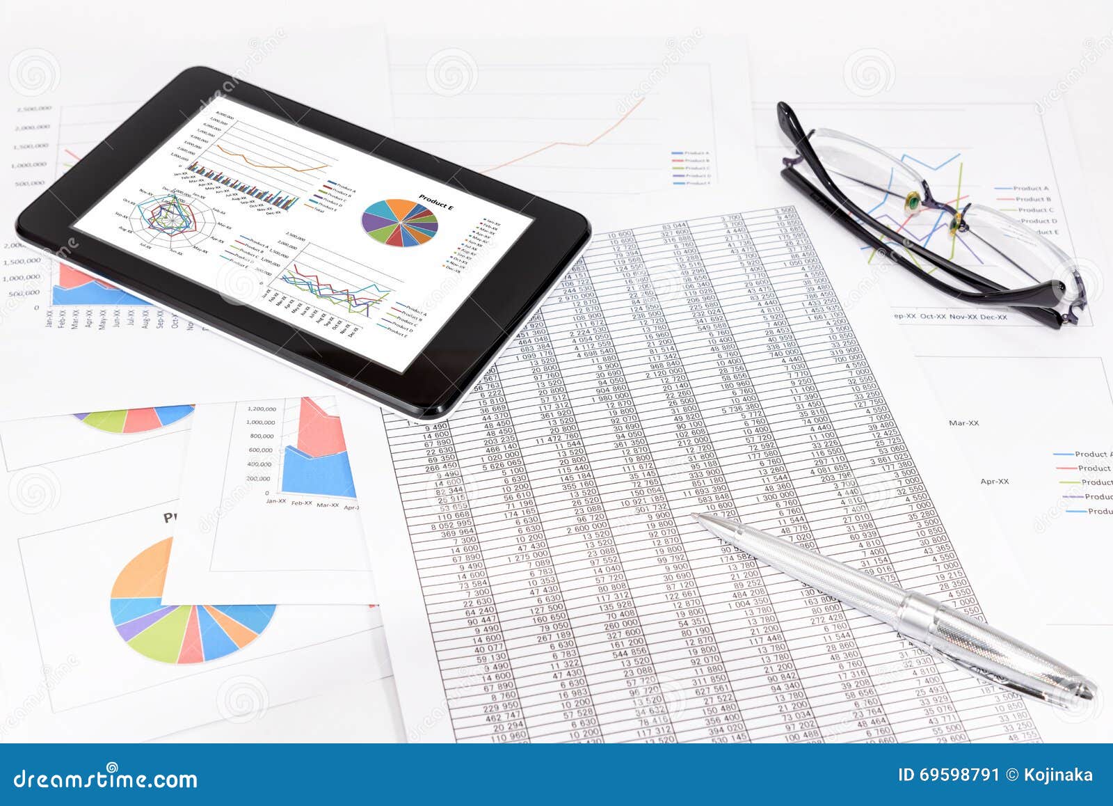 Business Performance Analysis. Stock Image - Image of business, japan ...