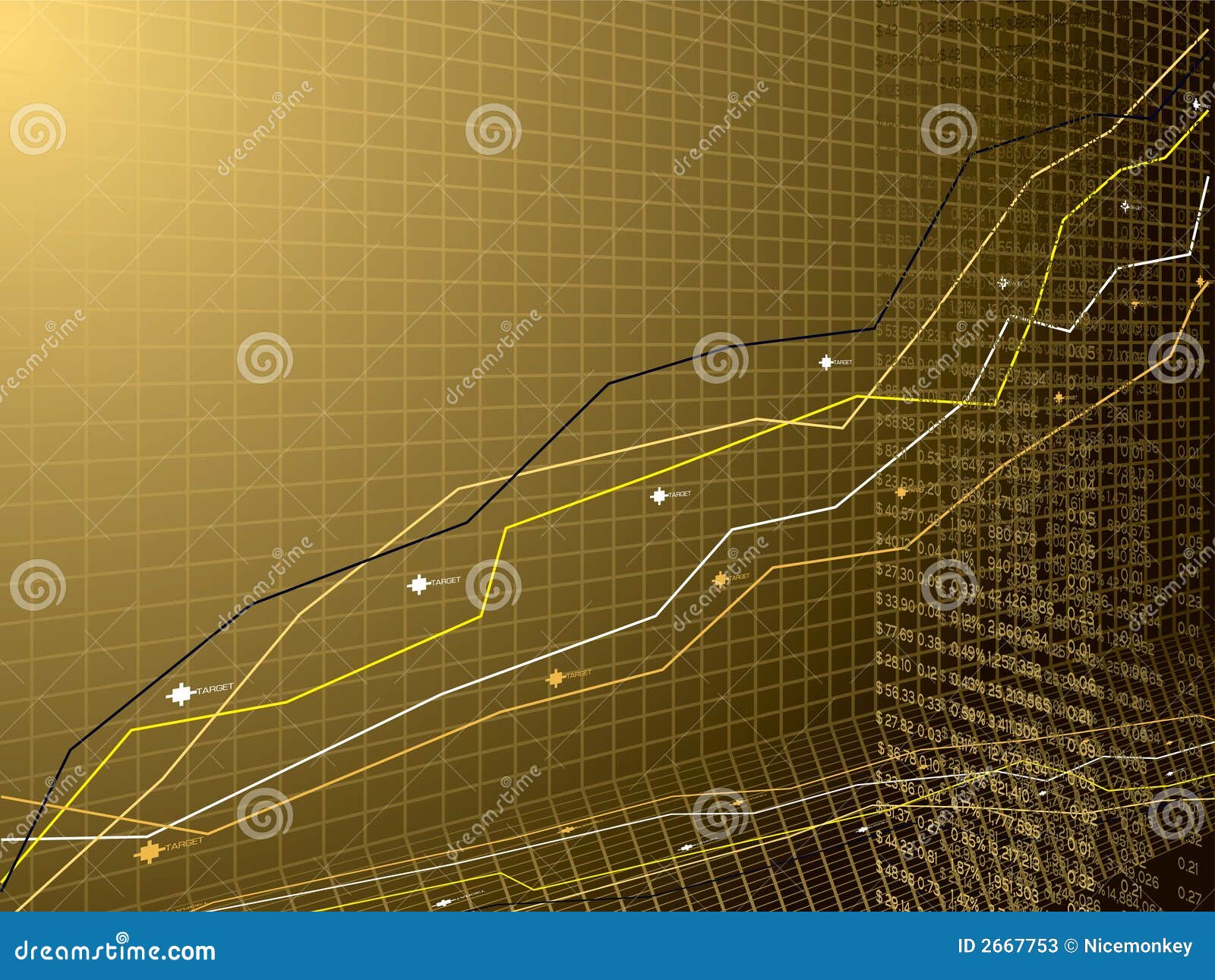 Business performance gold stock vector. Illustration of industry - 2667753