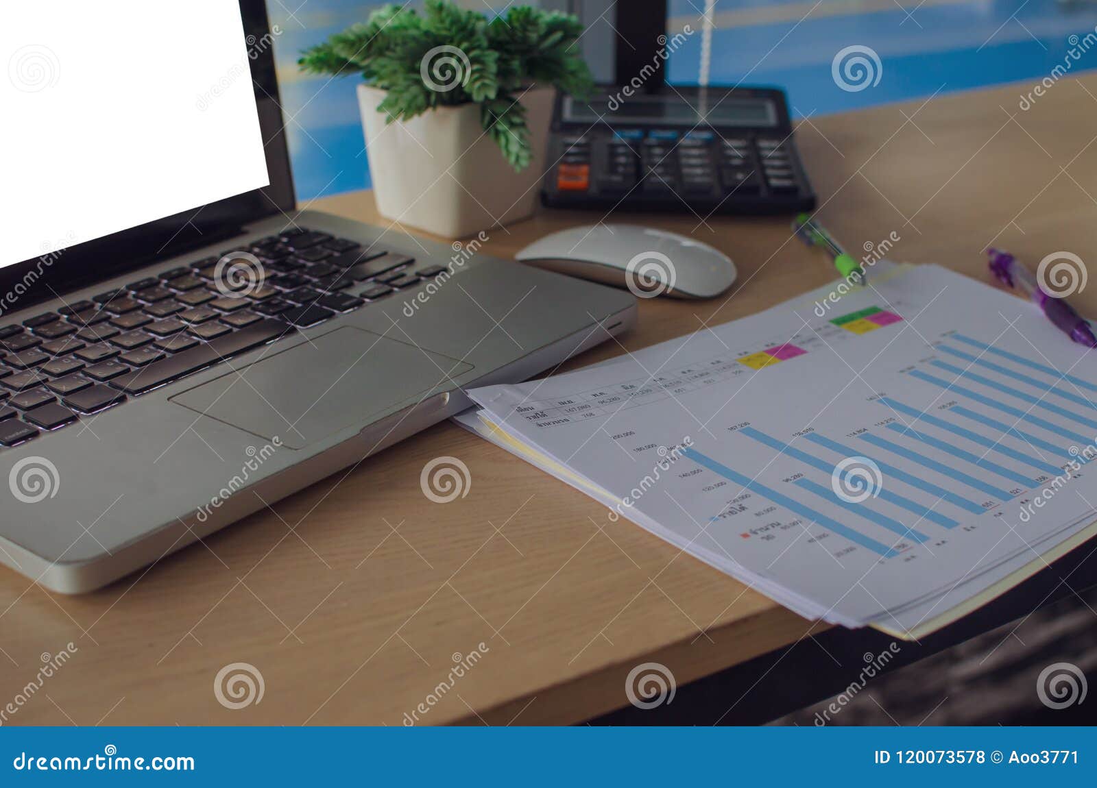 Business performance graph stock photo. Image of market - 120073578