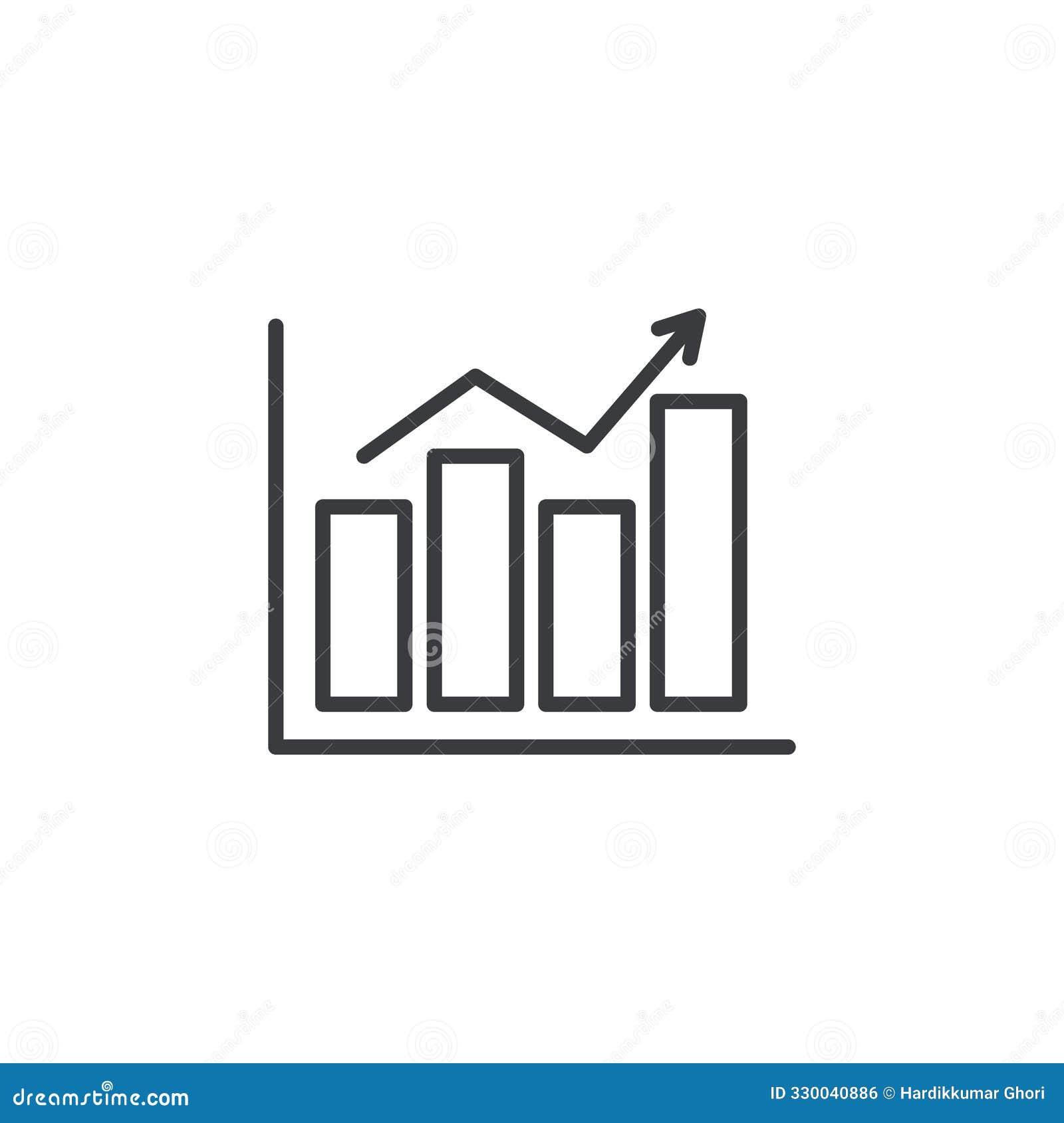 Business Performance Icon Vector Set on White Background Stock ...